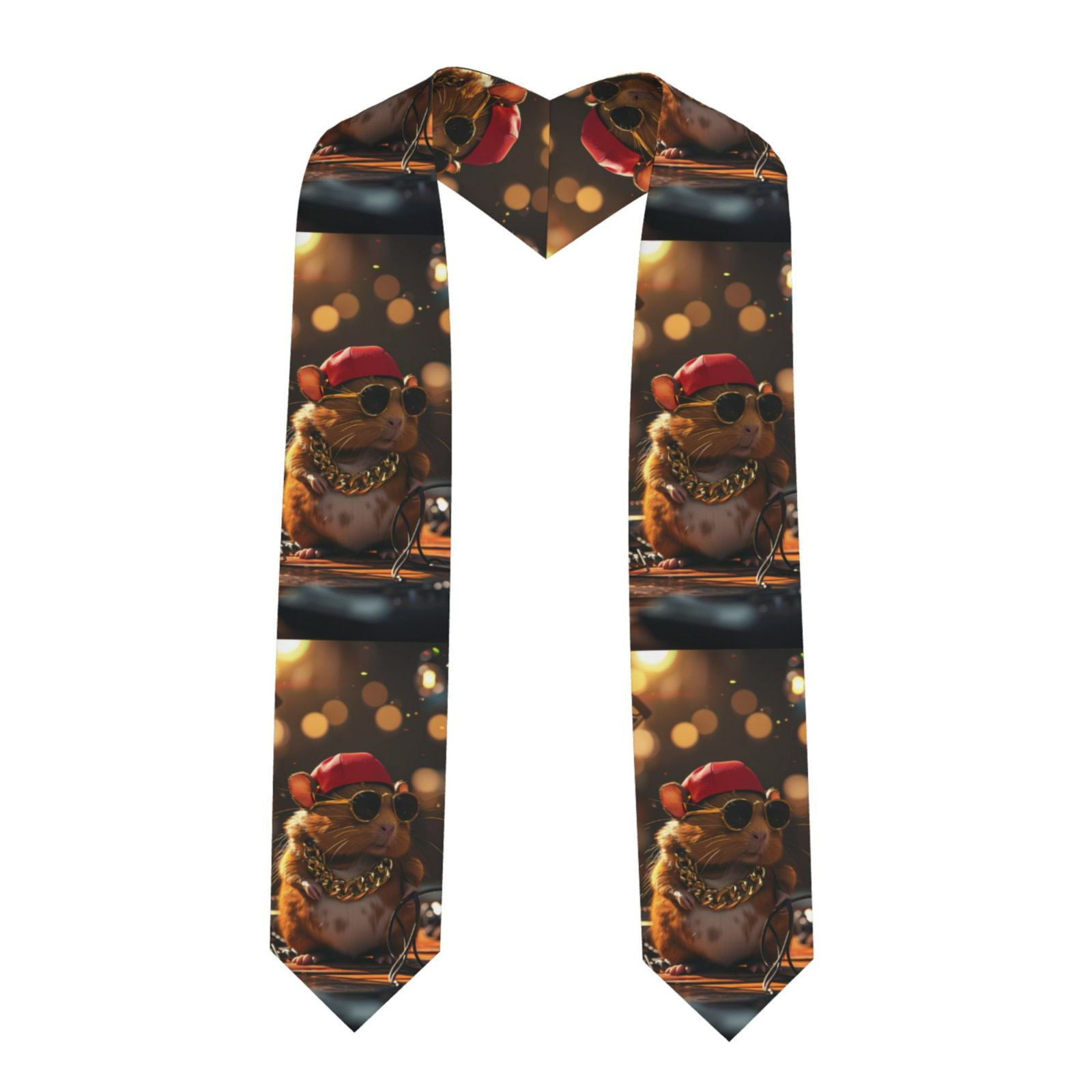 Zufioo Hip-Hop Guinea Pig. Print Graduation Shawl Ribbon, Graduation ...