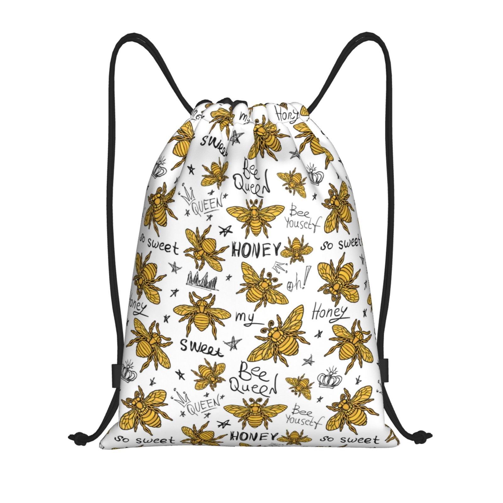 Zufioo Hohey Bee Golden2 Sports Cinch Sack Gym String Bags Machine ...