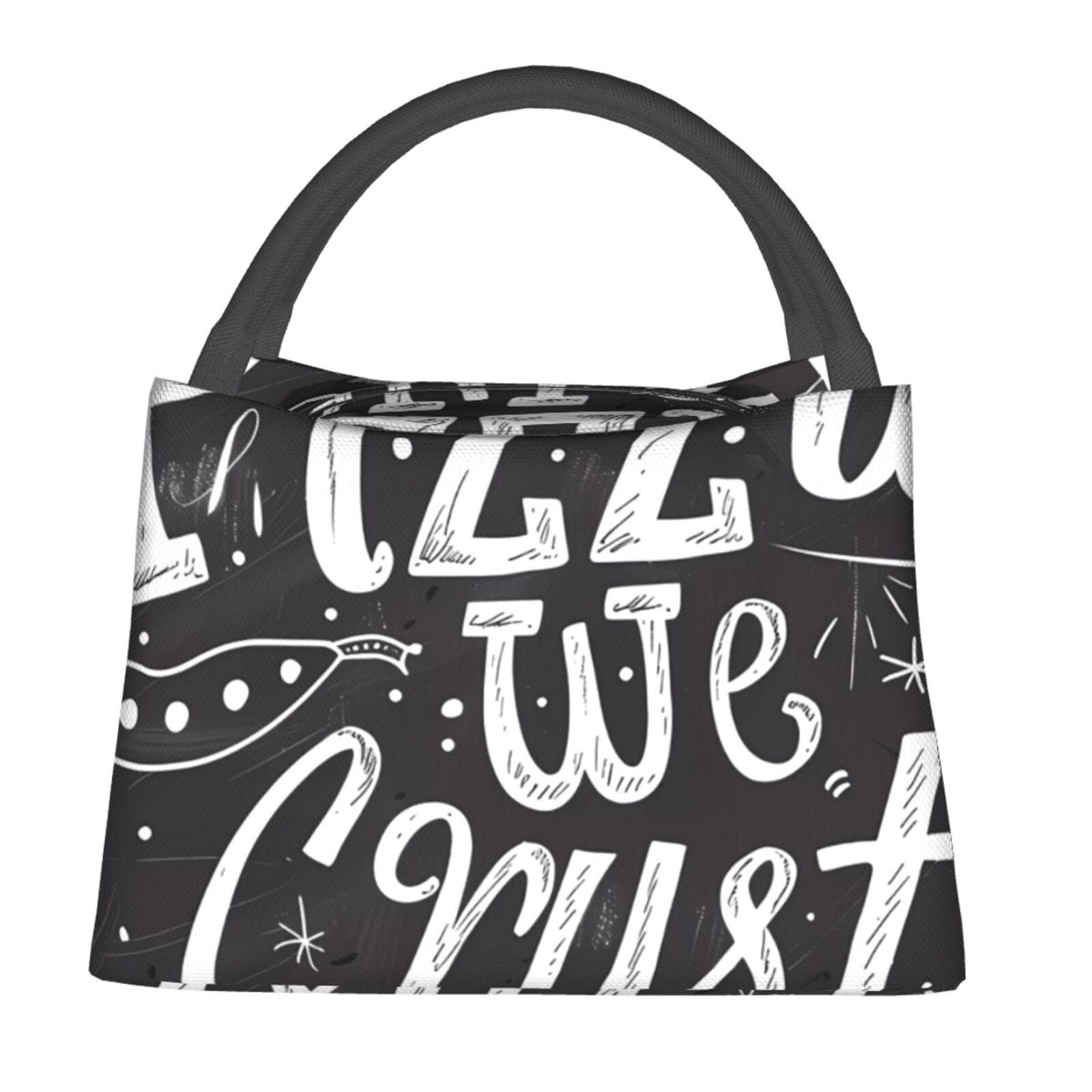 Zufioo In Pizza We Crust Art Insulated Reusable Grocery Bags,Cooler Bag ...