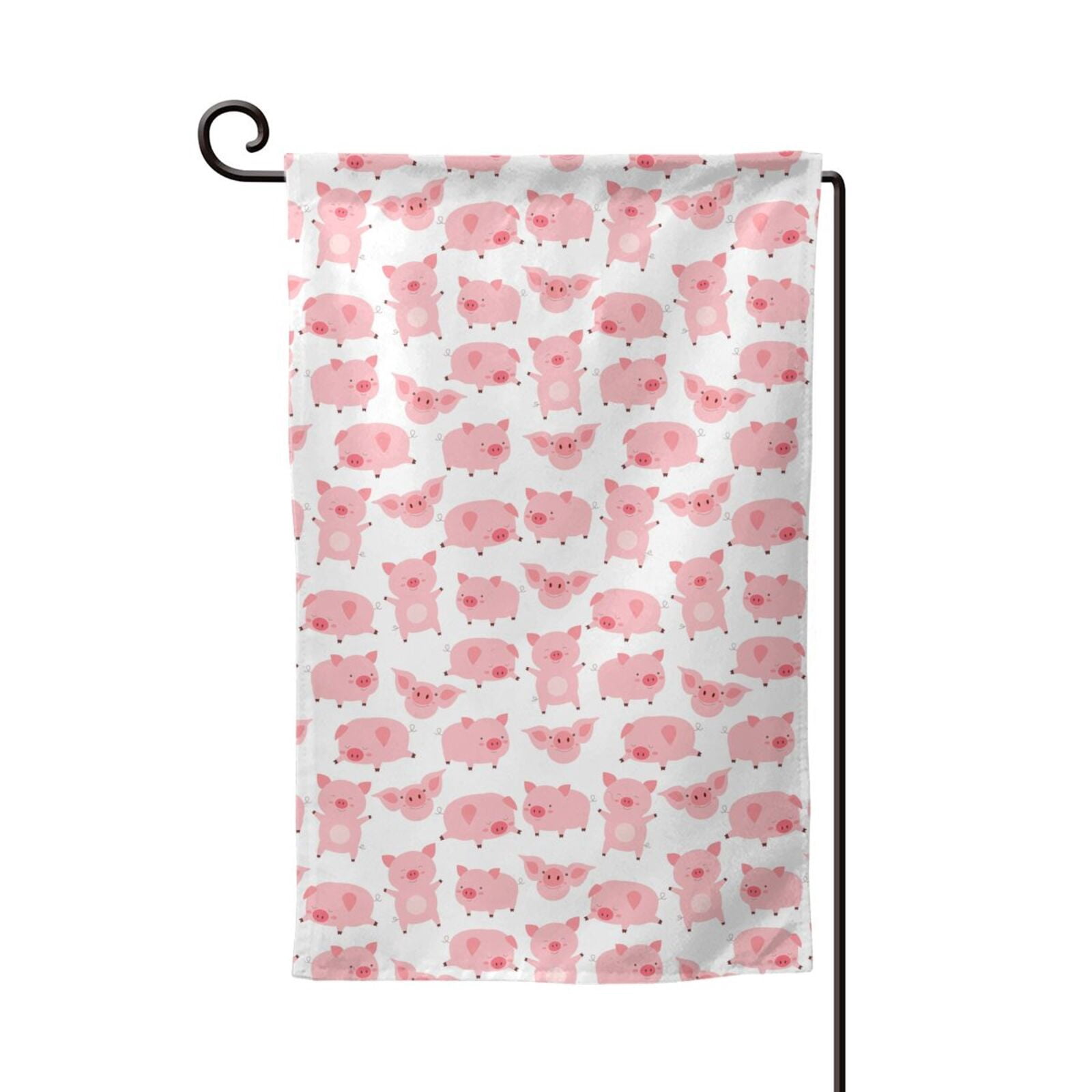 Zufioo Kawaii Pigs Print Garden Decoration Flags, Sun-resistant and ...