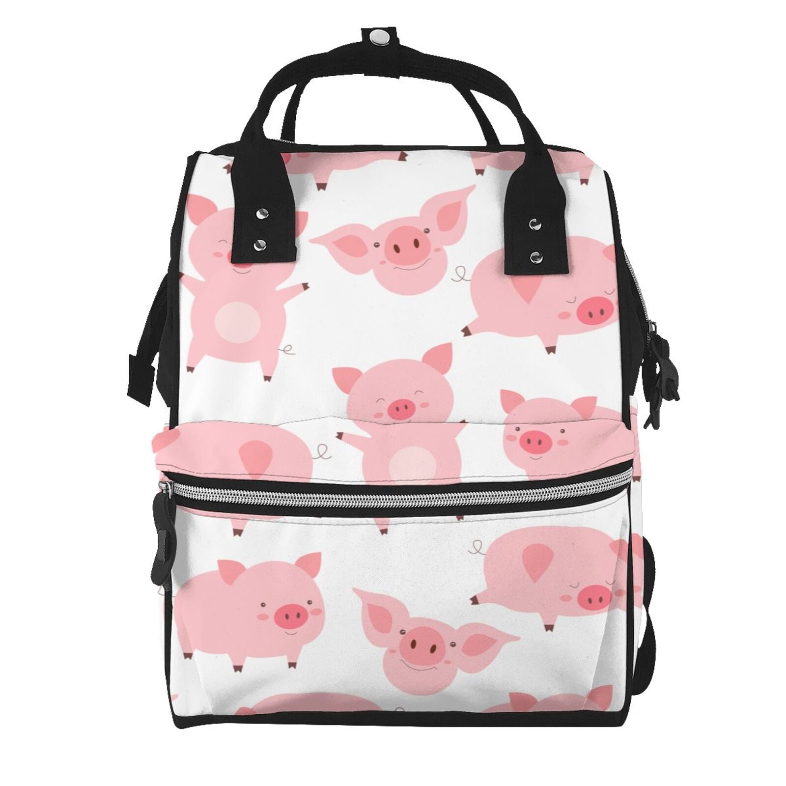 Zufioo Kawaii Pigs Print Large capacity mommy bag, diaper bag ...