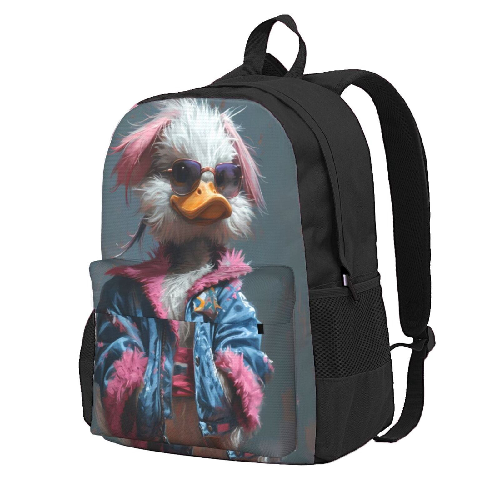 Zufioo Lady Duck Pattern Adult Backpack,Wear-resistant and Breathable ...