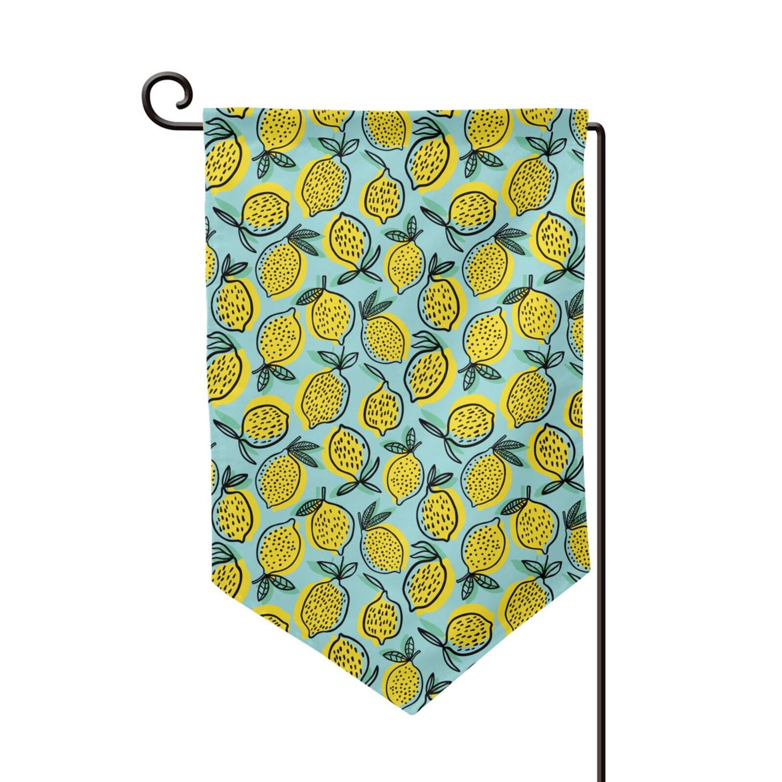 Zufioo Lemon Print Garden Decoration Flags, Sun-resistant and Wrinkle ...