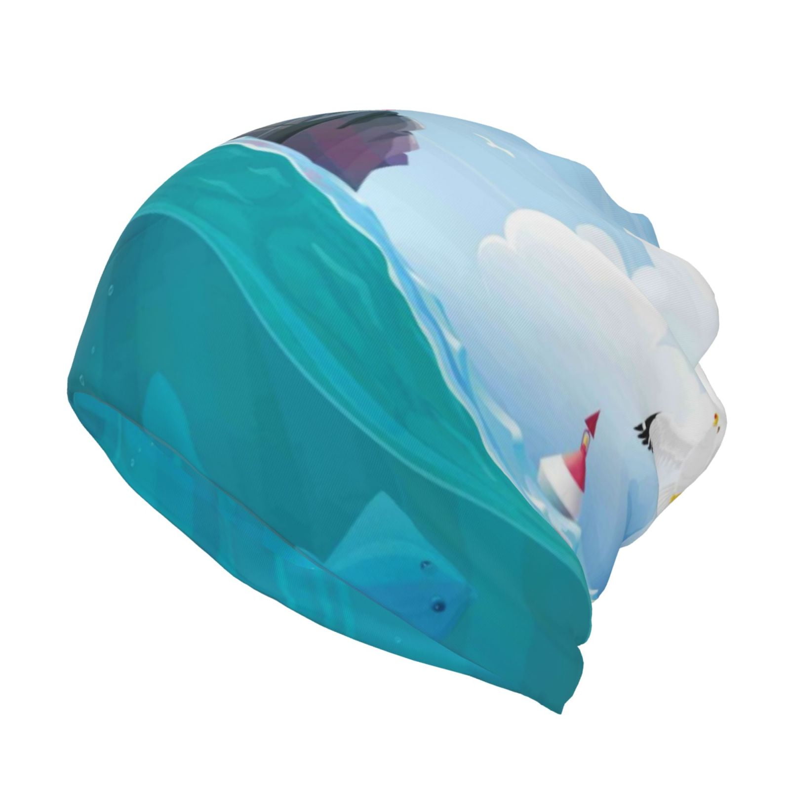 Zufioo Lighthouse Sea Port Beanie Hats for Men and Women Slouchy Daily ...