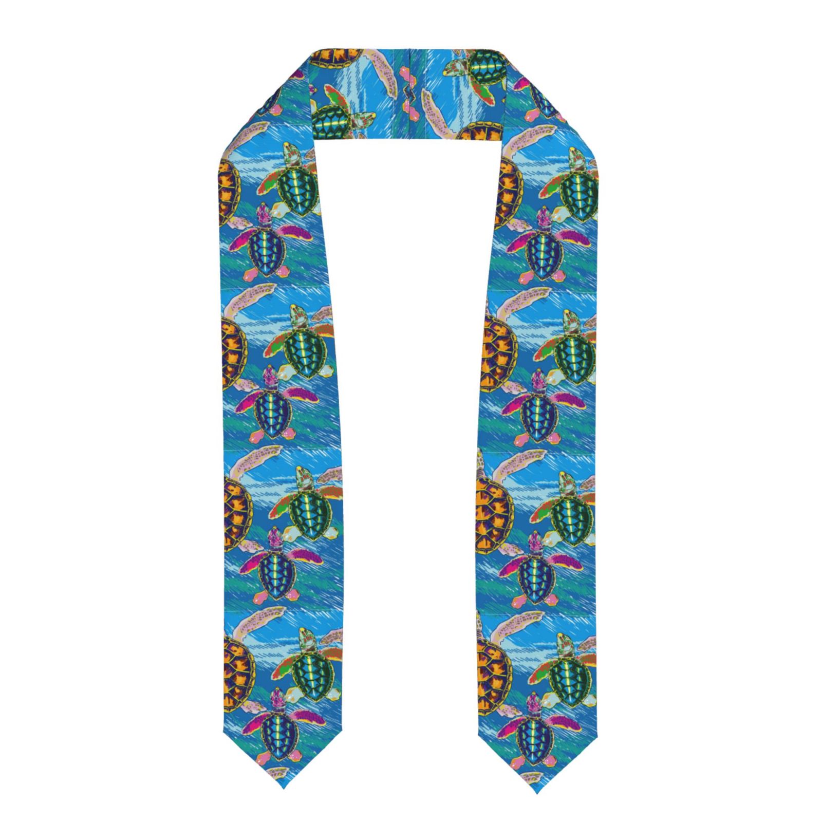 Zufioo Little Sea Turtles Print Graduation Shawl Ribbon, Graduation ...