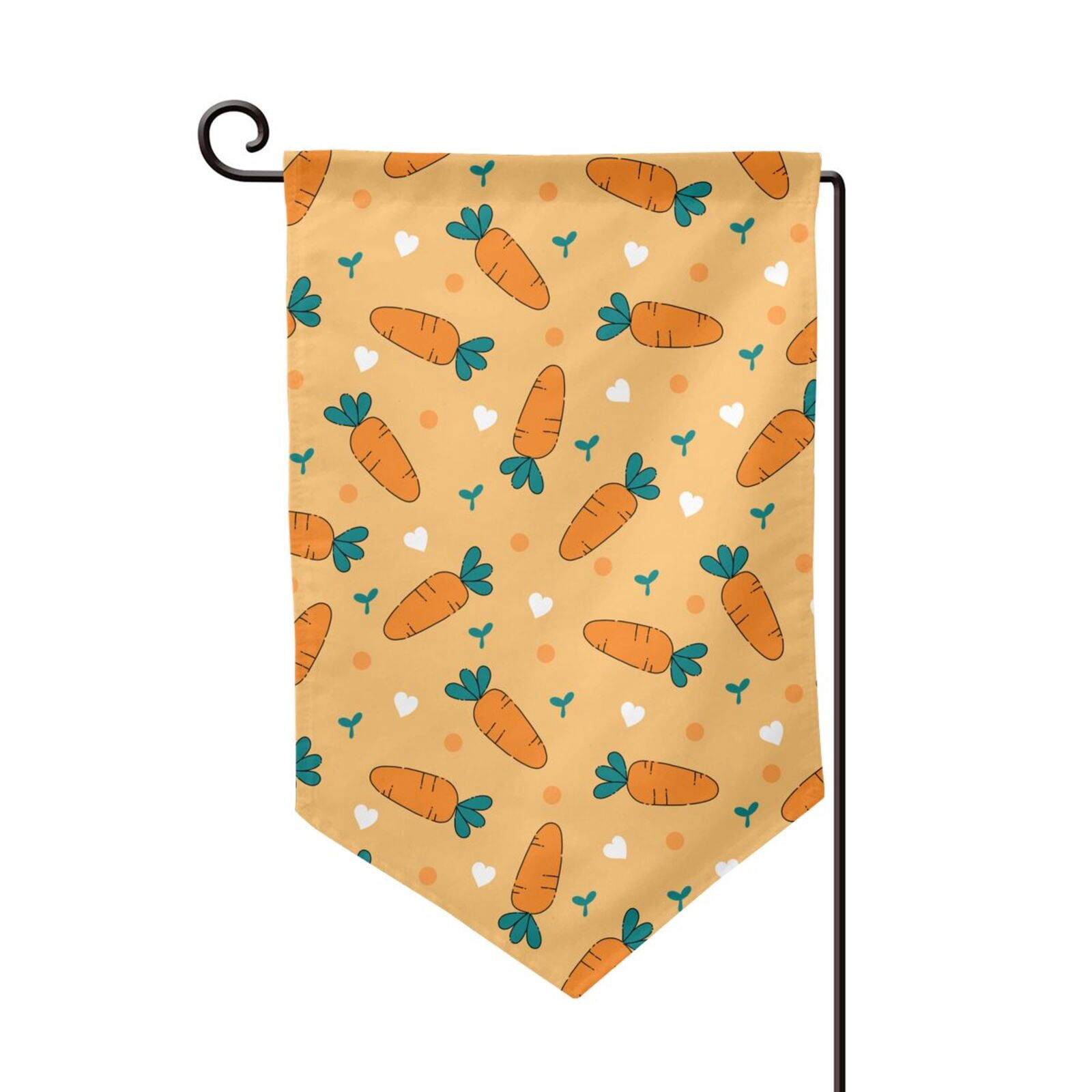 Zufioo Love Carrot Print Garden Decoration Flags, Sun-resistant and ...