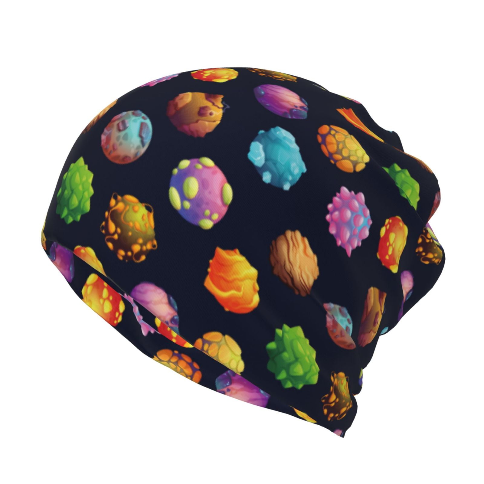 Zufioo Lovely Planet Beanie Hats for Men and Women Slouchy Daily Hat ...