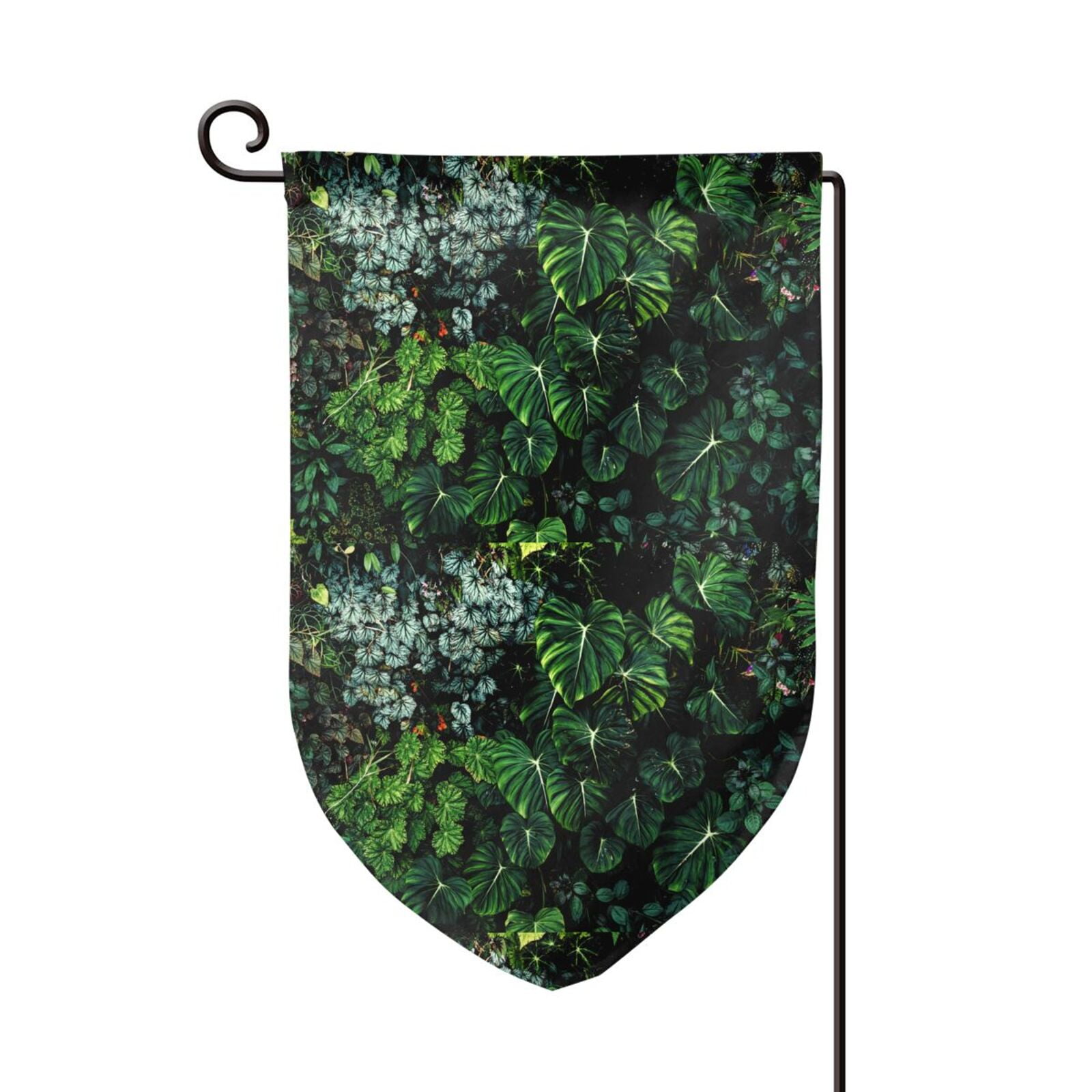 Zufioo Lush Foliage Green Plant Print Garden Decoration Flags, Sun ...