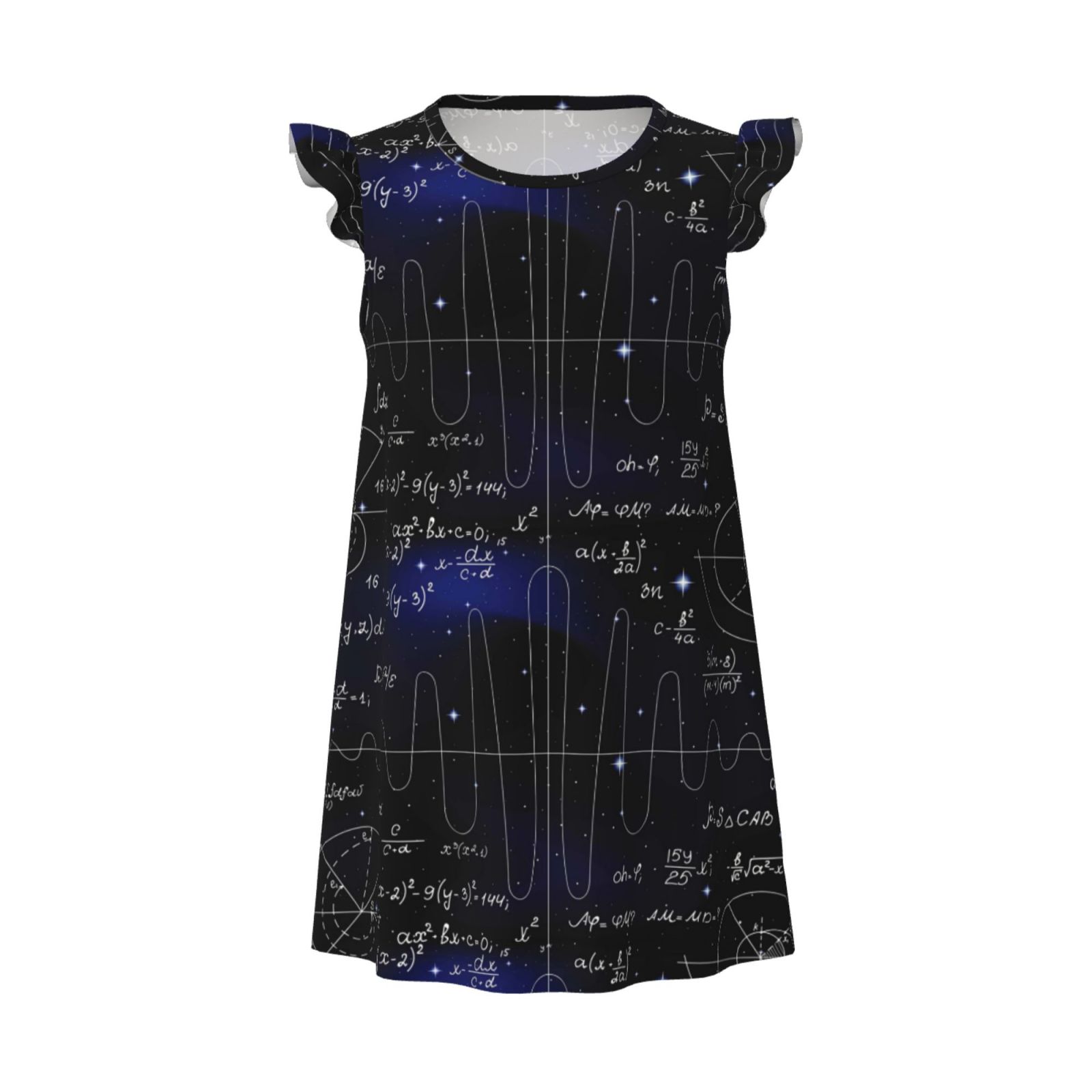 Zufioo Mathematica Science Girls Nightgowns Toddler Girl Pajamas Soft & Cute Princess Nightgown ...