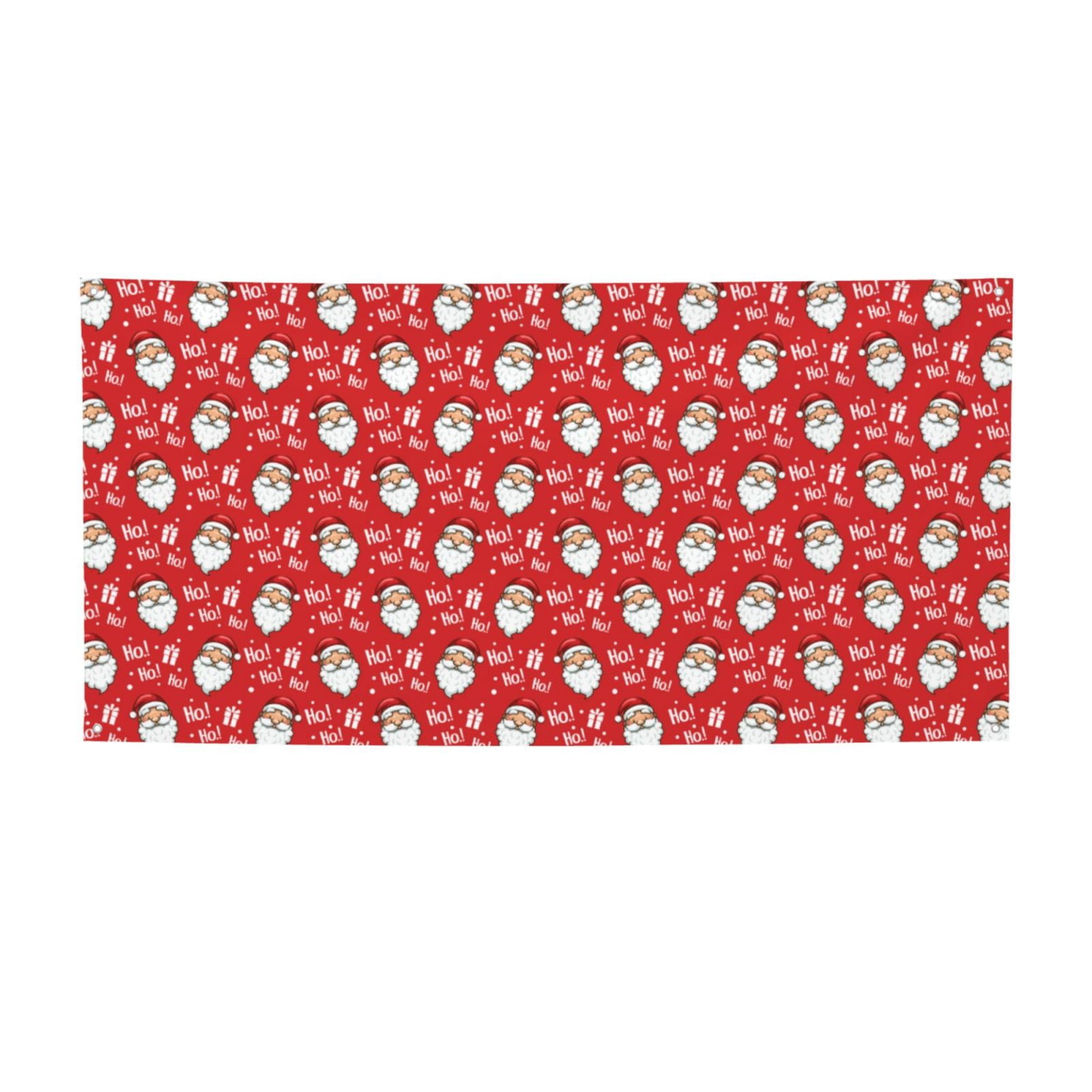 Zufioo Merry Christmas Santa Claus A Print Holiday Banners, Party ...