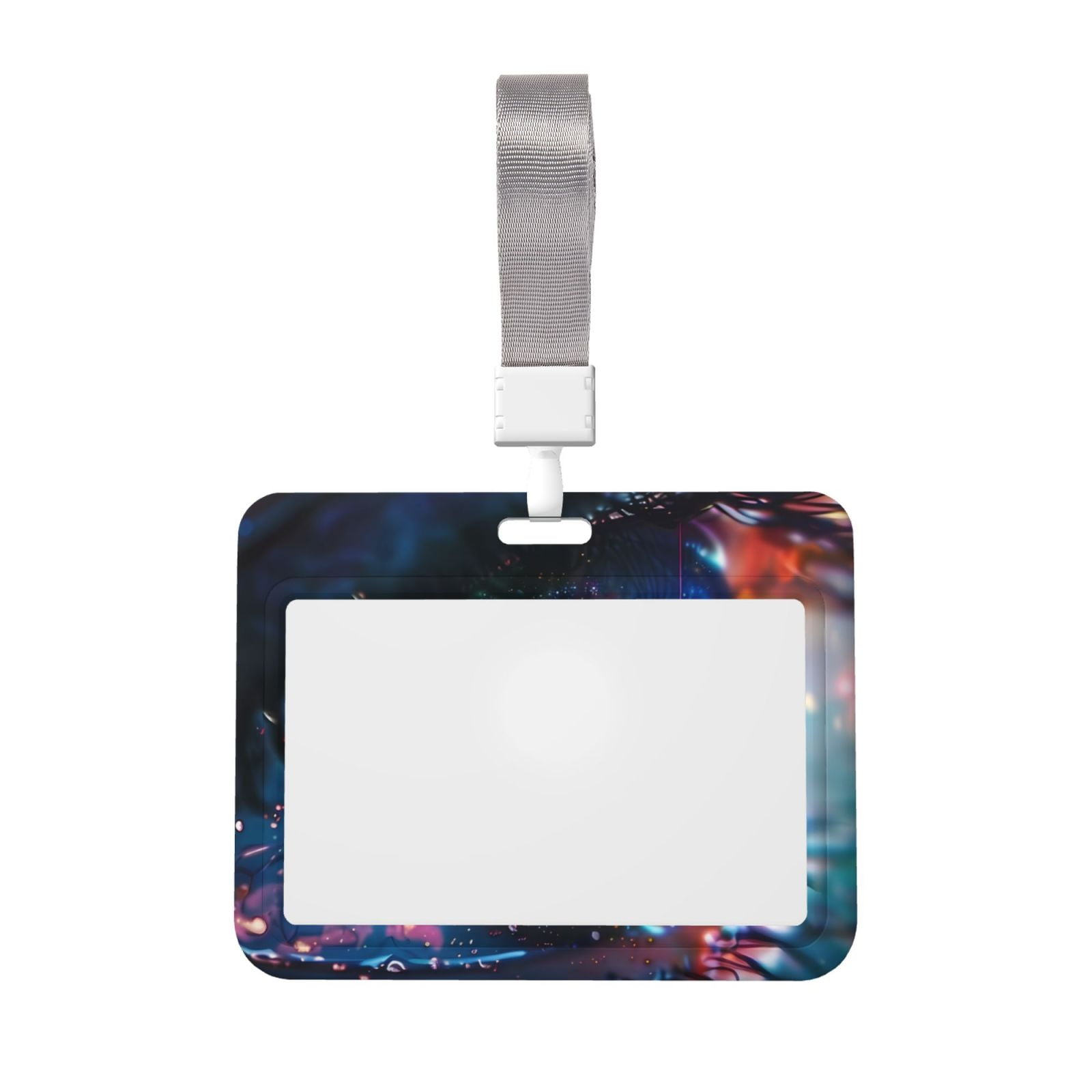 Zufioo Modern Colorful Eyes Print Work Badge Protective Case ...