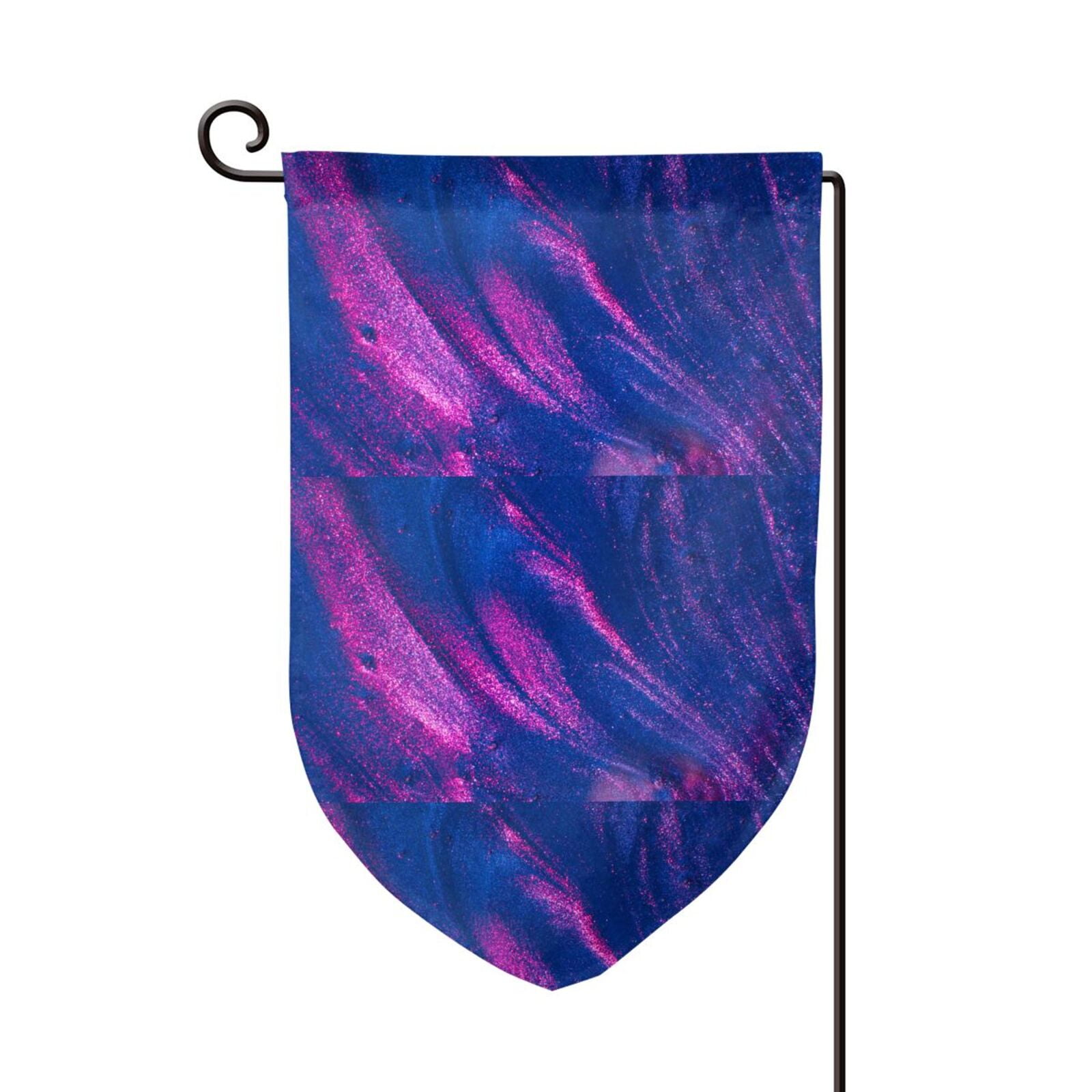 Zufioo Neon Gradient Blue Print Garden Decoration Flags, Sun-resistant ...