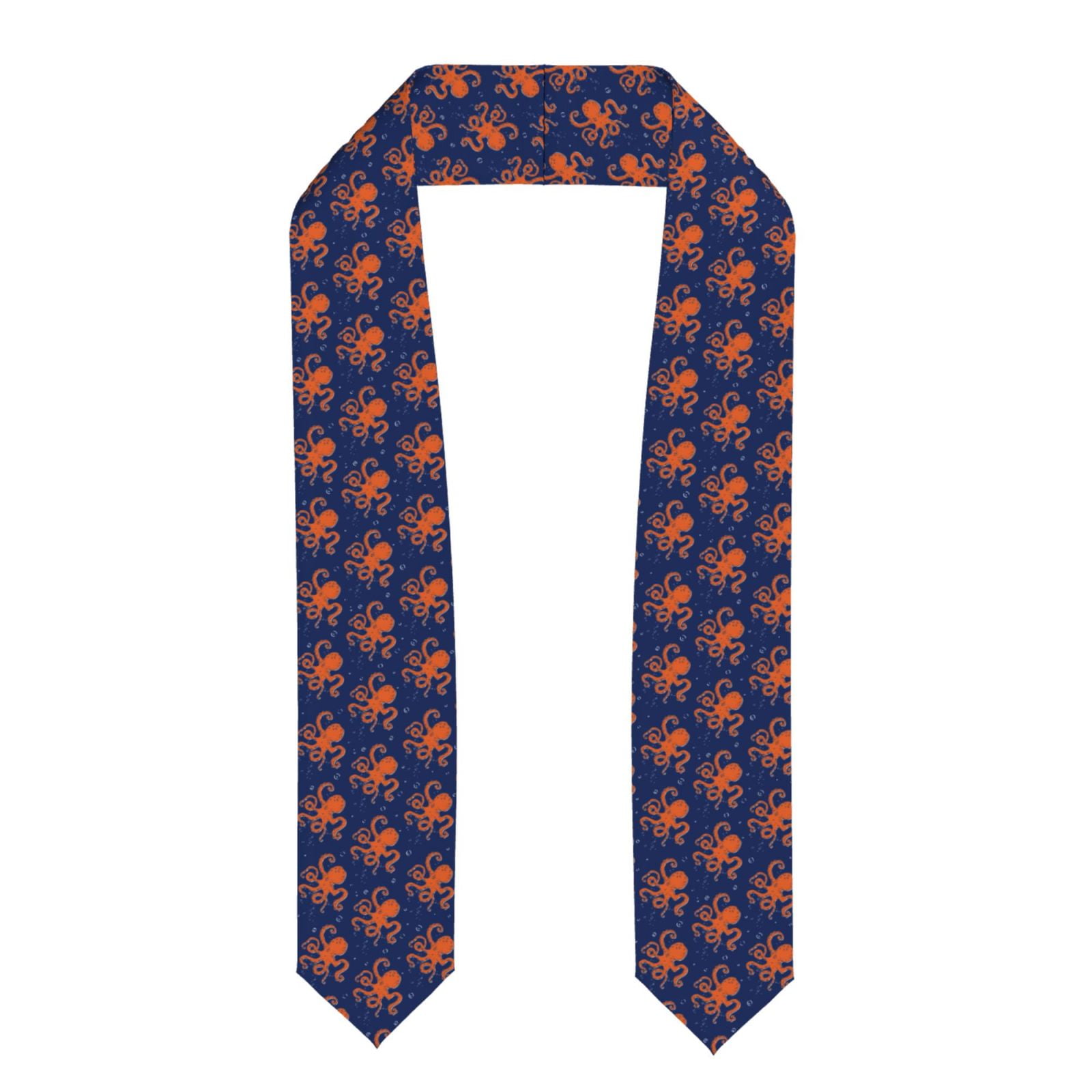 Zufioo Octopus Print Graduation Shawl Ribbon, Graduation Ribbon for ...