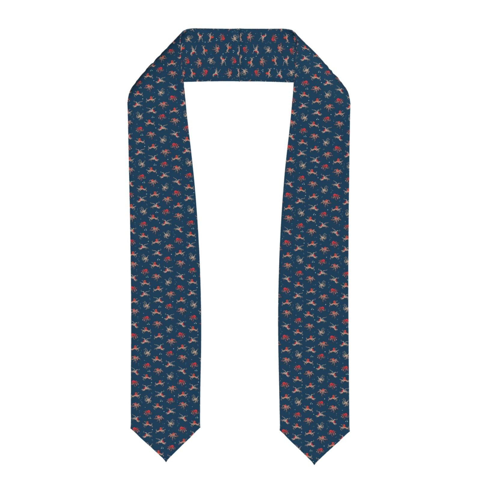 Zufioo Octopus Sea Life Print Graduation Shawl Ribbon, Graduation ...