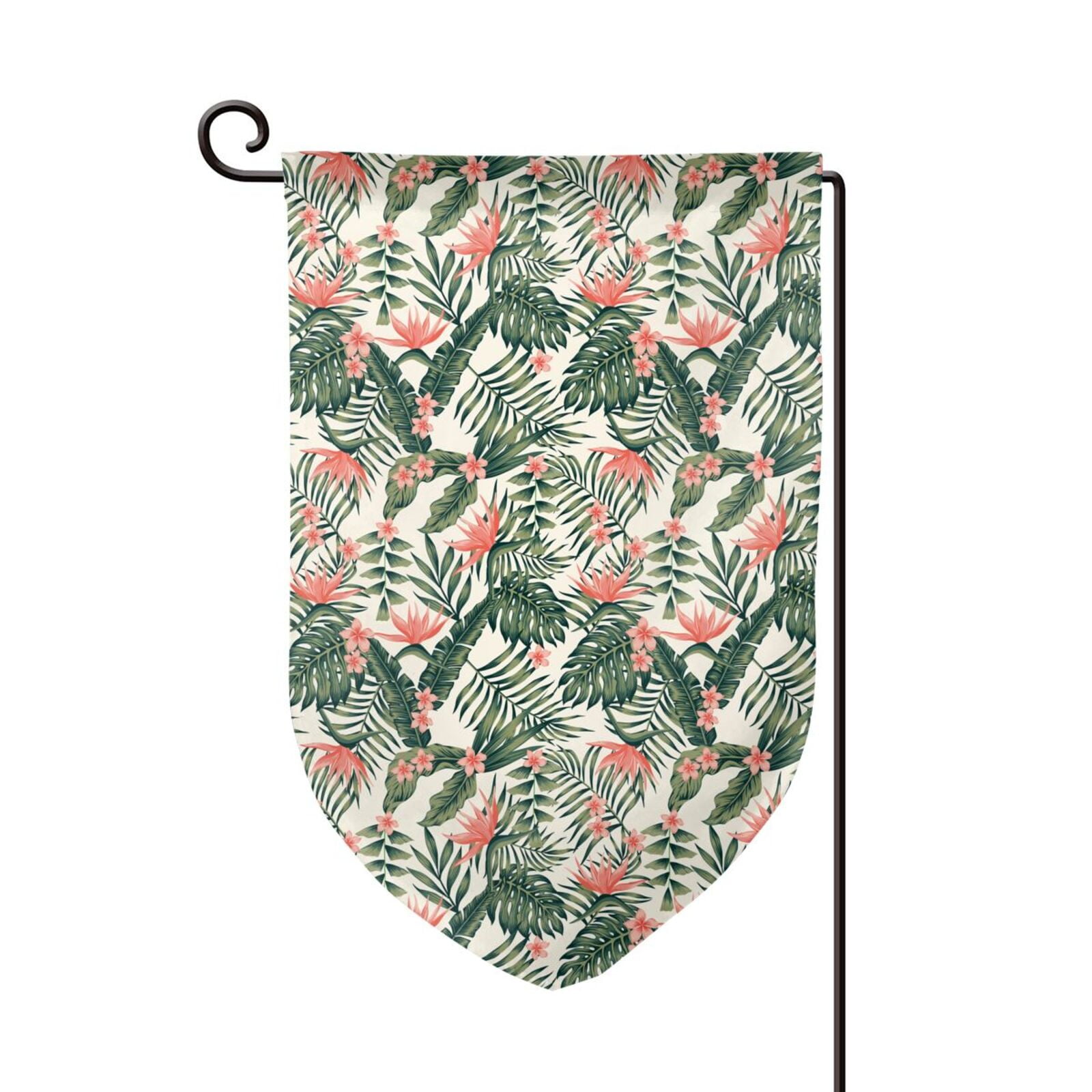 Zufioo Palm Trees and Tropical Print Garden Decoration Flags, Sun ...