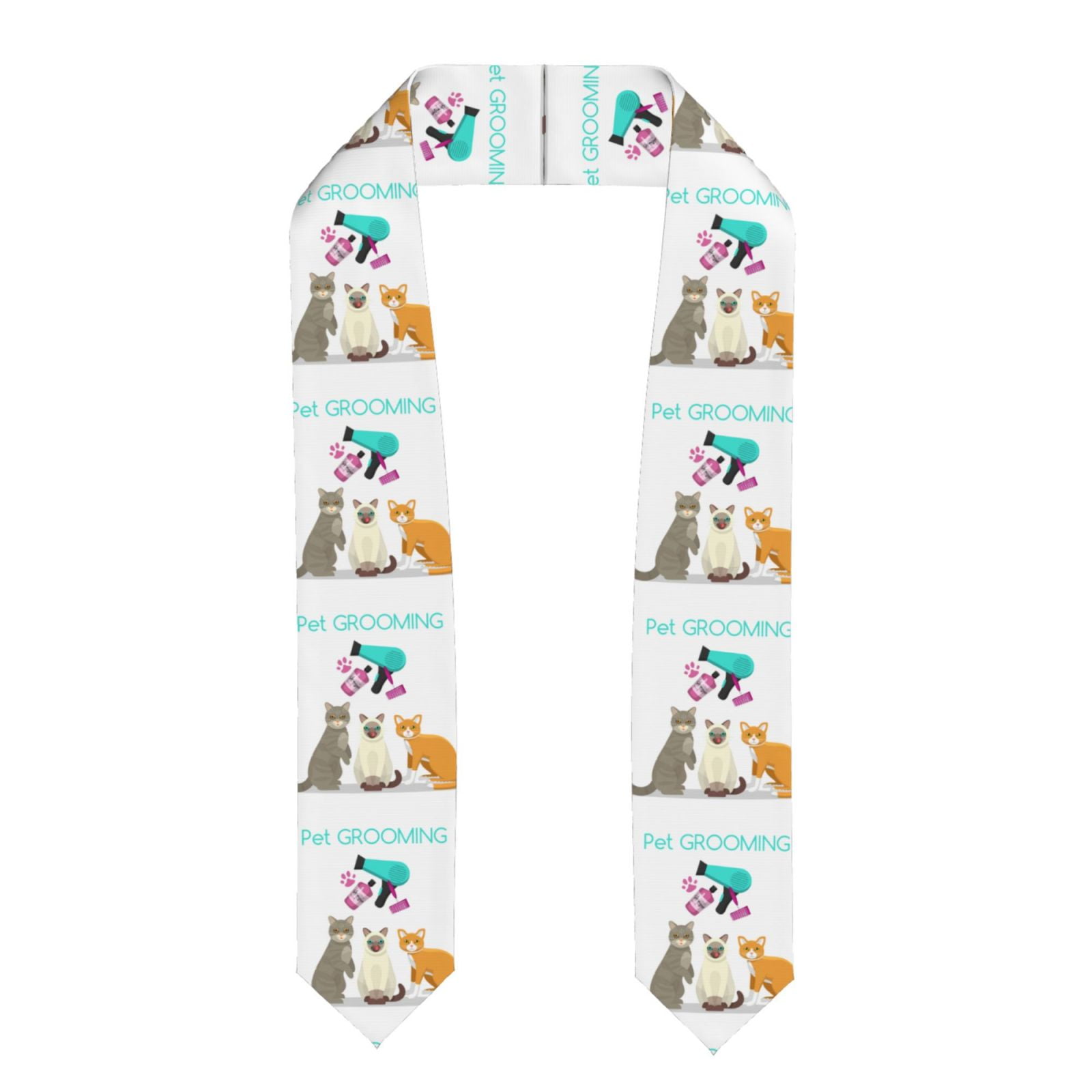 Zufioo Pet Care Grooming Print Graduation Shawl Ribbon, Graduation ...