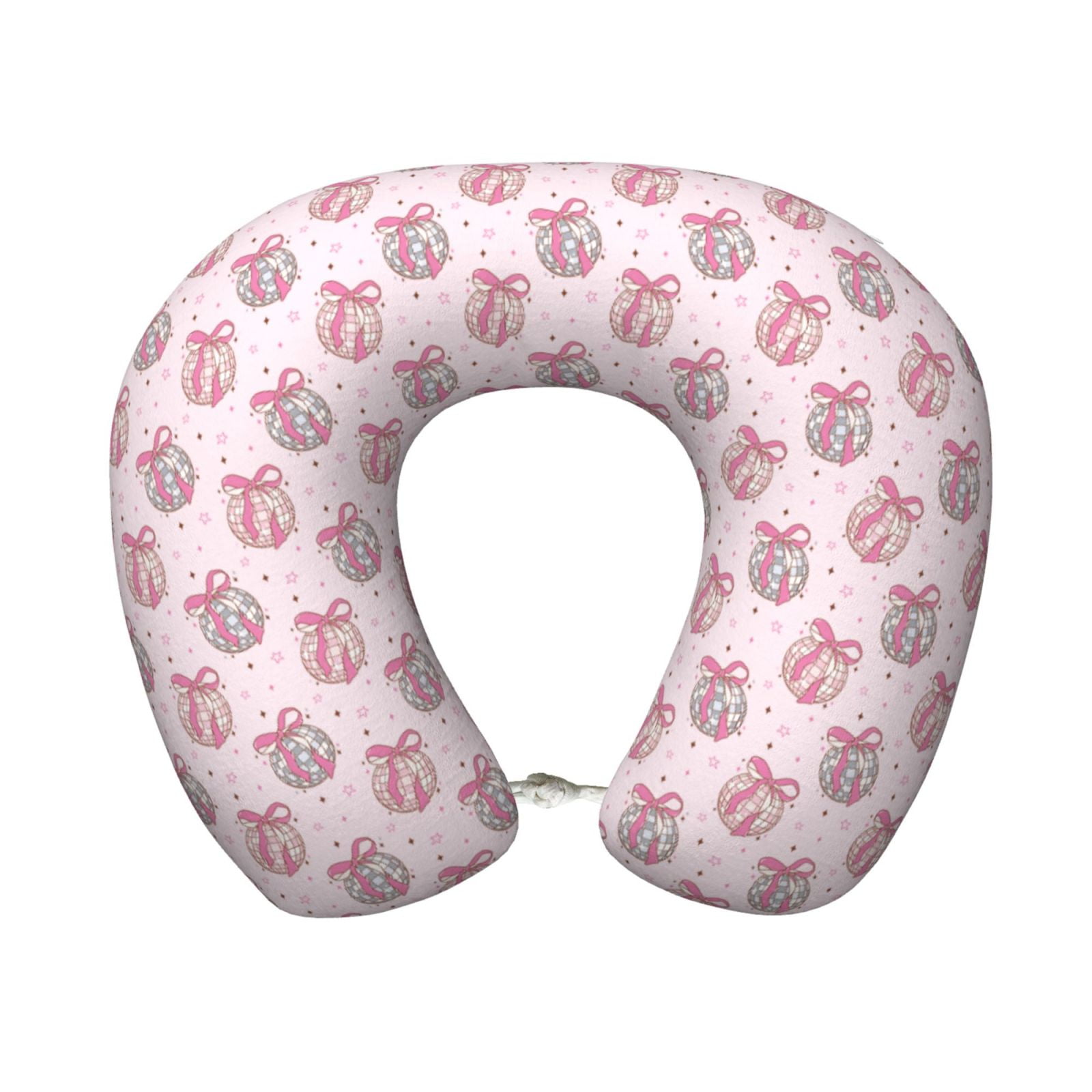 Zufioo Pink Disco Ball for Memory Foam U-shaped Pillow, Buckle and ...