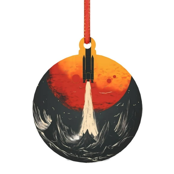 Holiday Rocket Decor
