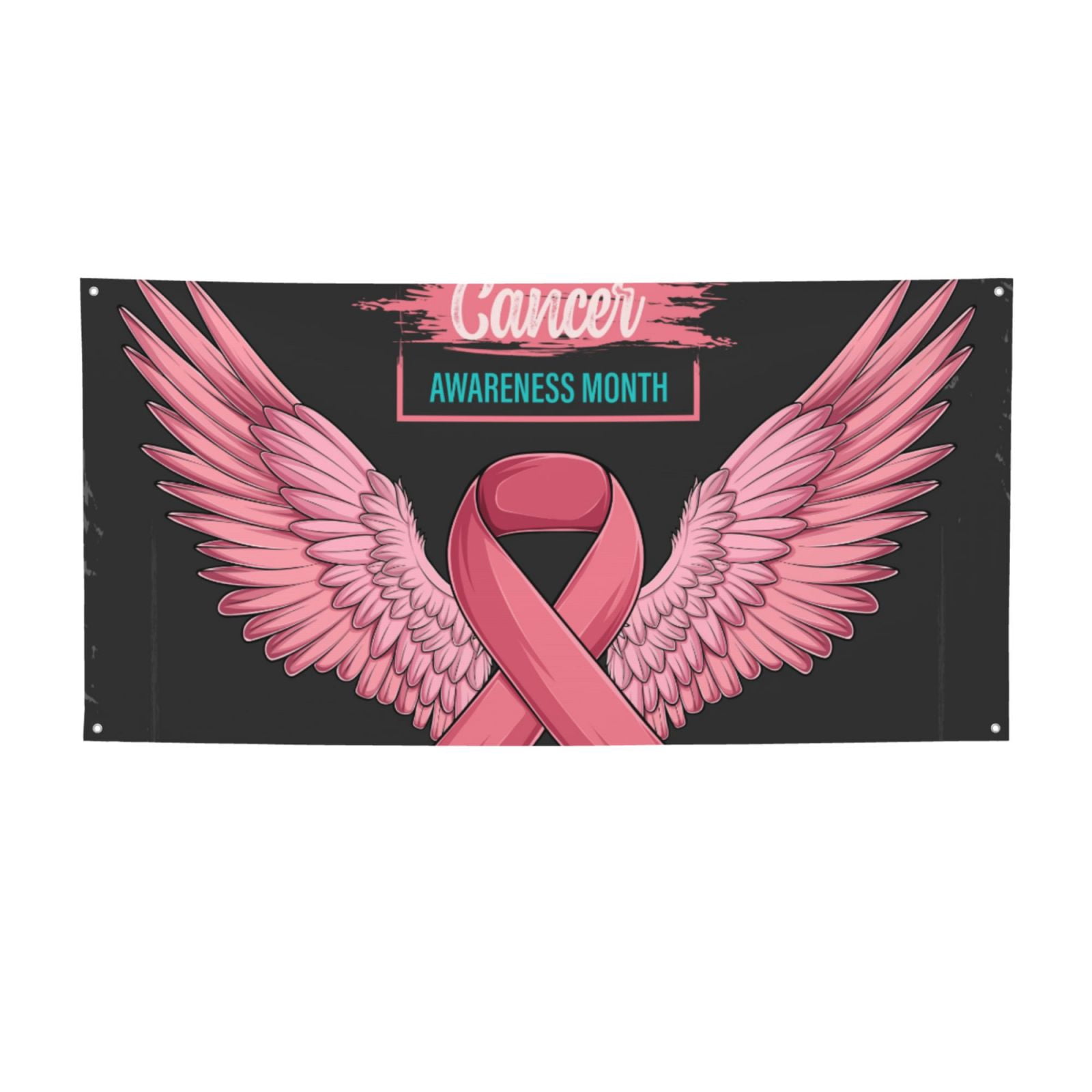 Zufioo Ribbon With Angel Wings Print Holiday Banners, Party Banners ...