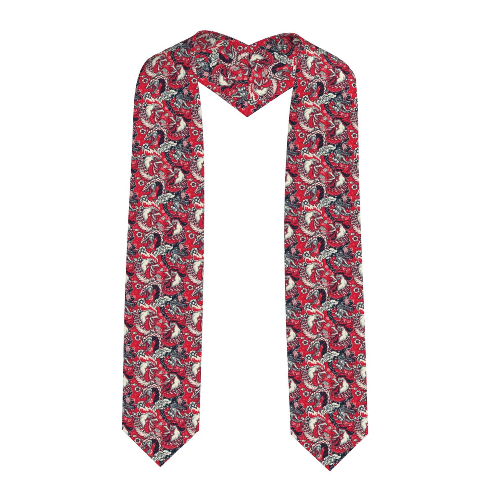 Zufioo Rooster Head Print Graduation Shawl Ribbon, Graduation Ribbon ...