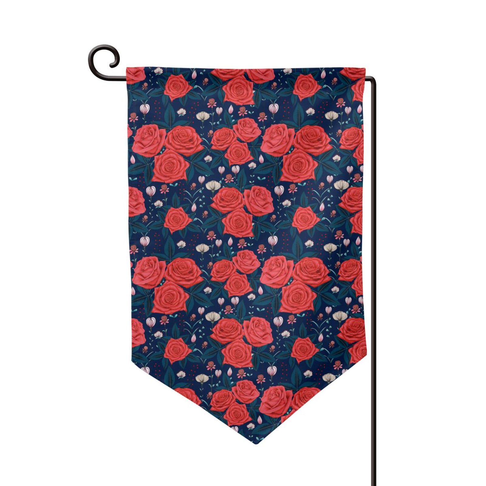Zufioo Rose Flower Print Garden Decoration Flags, Sun-resistant and ...