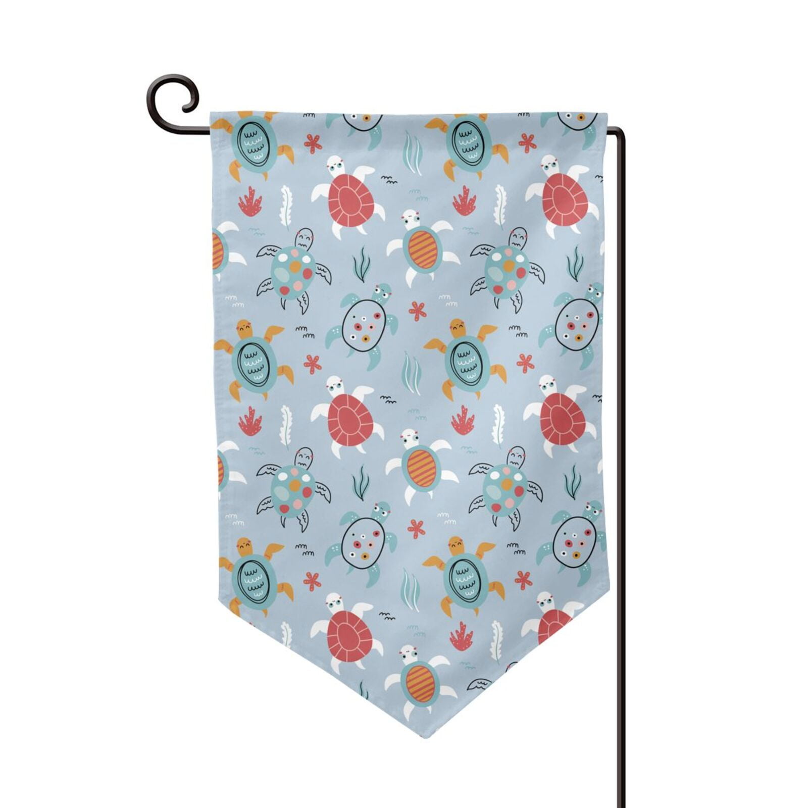 Zufioo Sea Turtle Print Garden Decoration Flags, Sun-resistant and ...