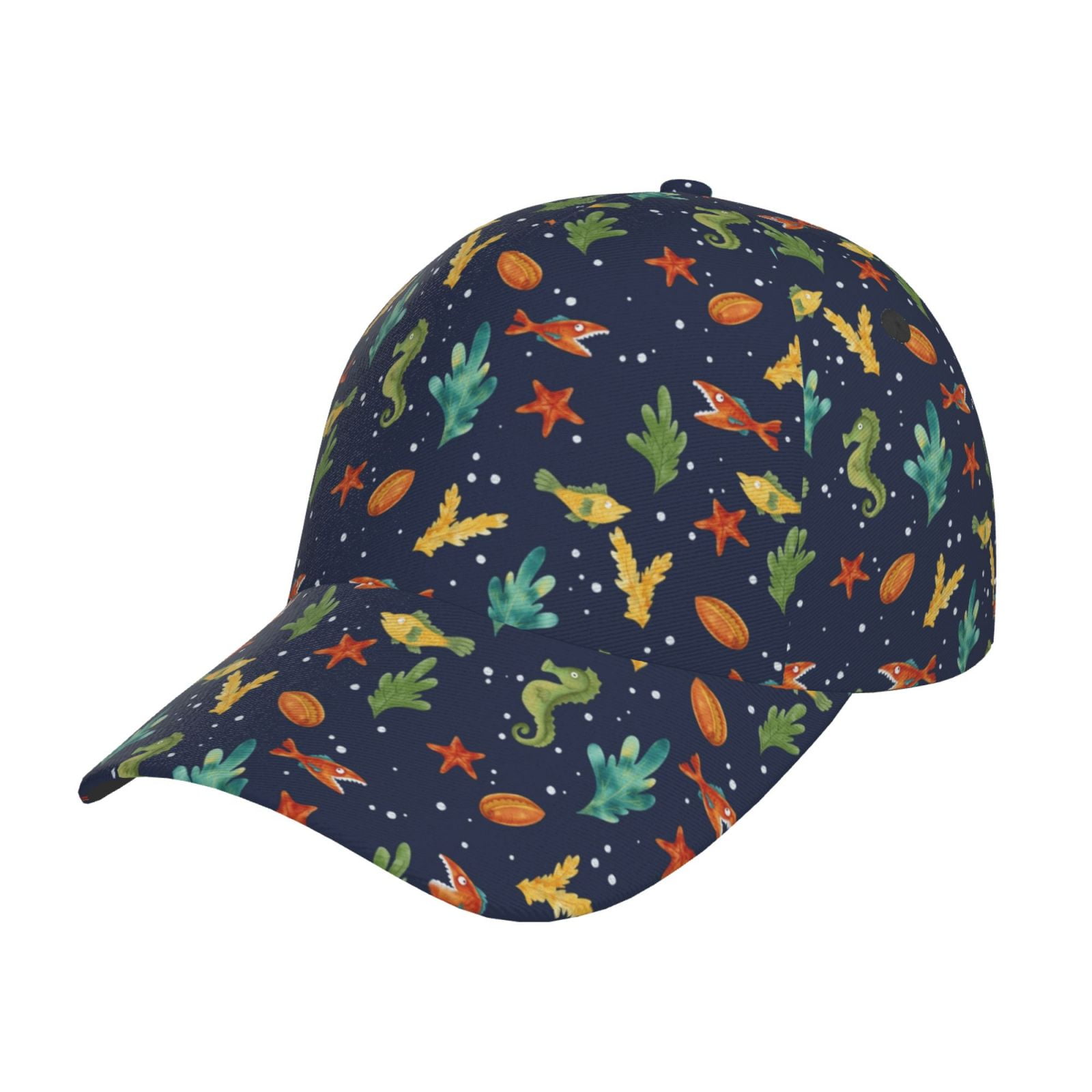 Zufioo Shells and Seaweed Baseball Cap Hats for Men and Women Golf Dad ...