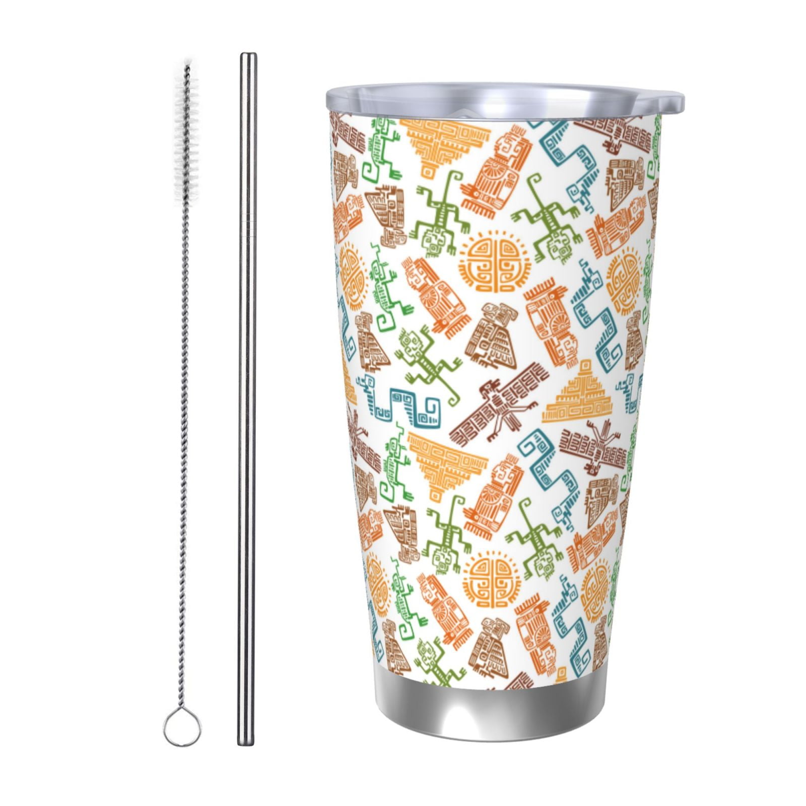 Zufioo Simple Drawing Print 20OZ Stainless Steel Car Cup, Direct ...