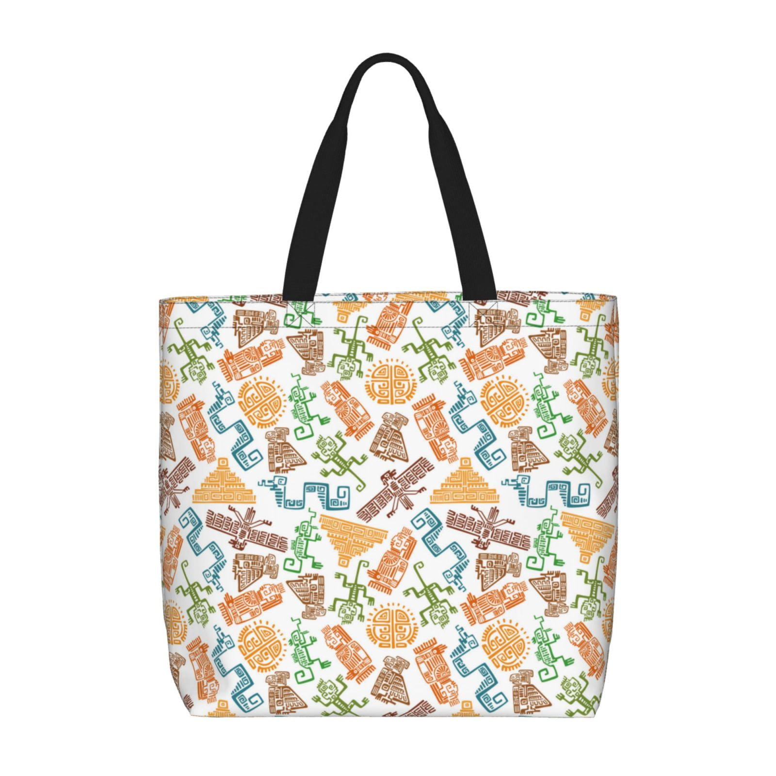 Zufioo Simple Drawing Print Large Capacity Single Shoulder Convenient ...