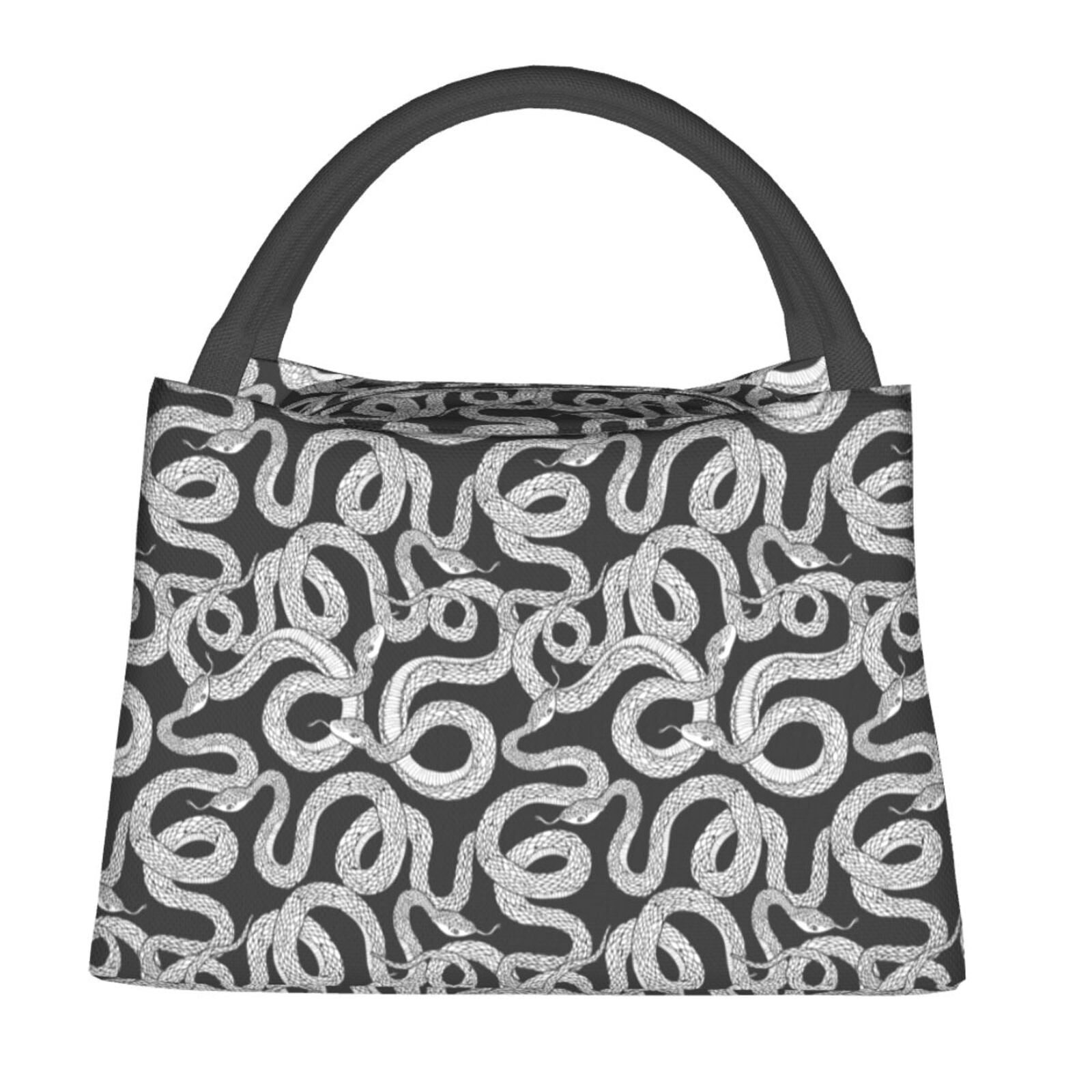 Zufioo Snake Insulated Reusable Grocery Bags,Cooler Bag,Food Delivery ...