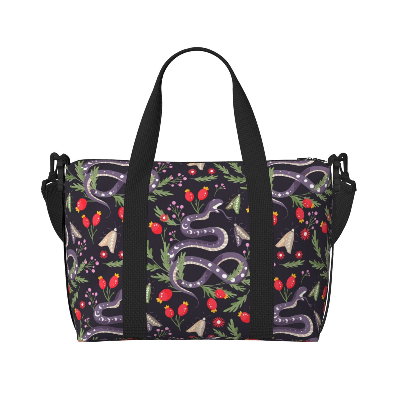 Zufioo Snakes And Snake Fruit Pattern Hand-held Travel Bag, Waterproof ...