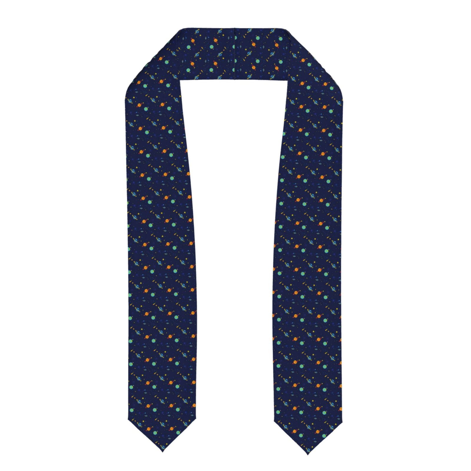 Zufioo Space Galaxy Print Graduation Shawl Ribbon, Graduation Ribbon ...
