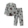 Zufioo Spiders Mens Pajamas Set, Mens Long-Sleeved Pajama and Pajama ...