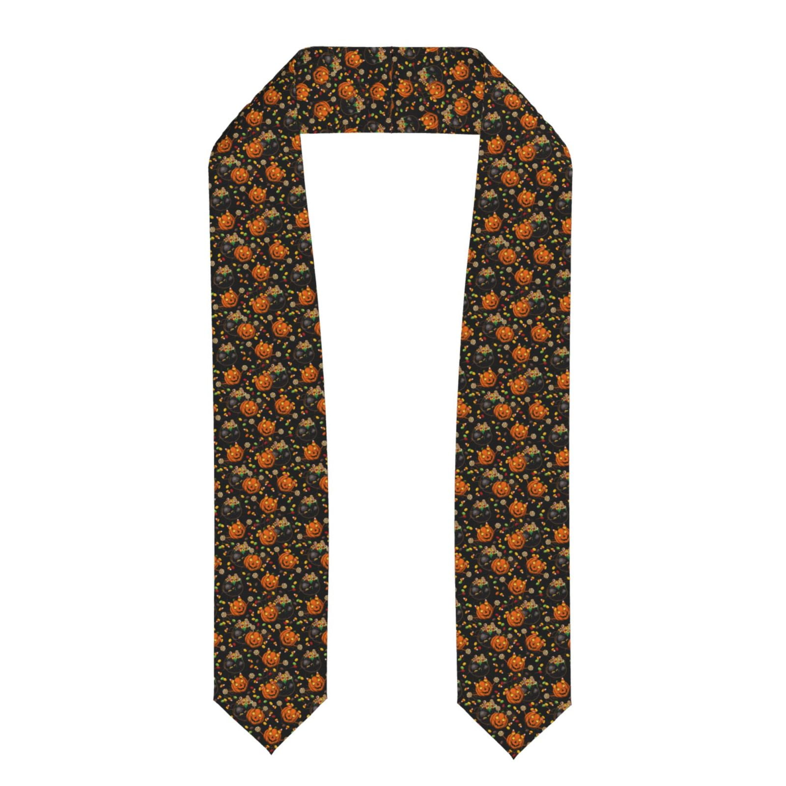 Zufioo Spooky Sweets Print Graduation Shawl Ribbon, Graduation Ribbon ...