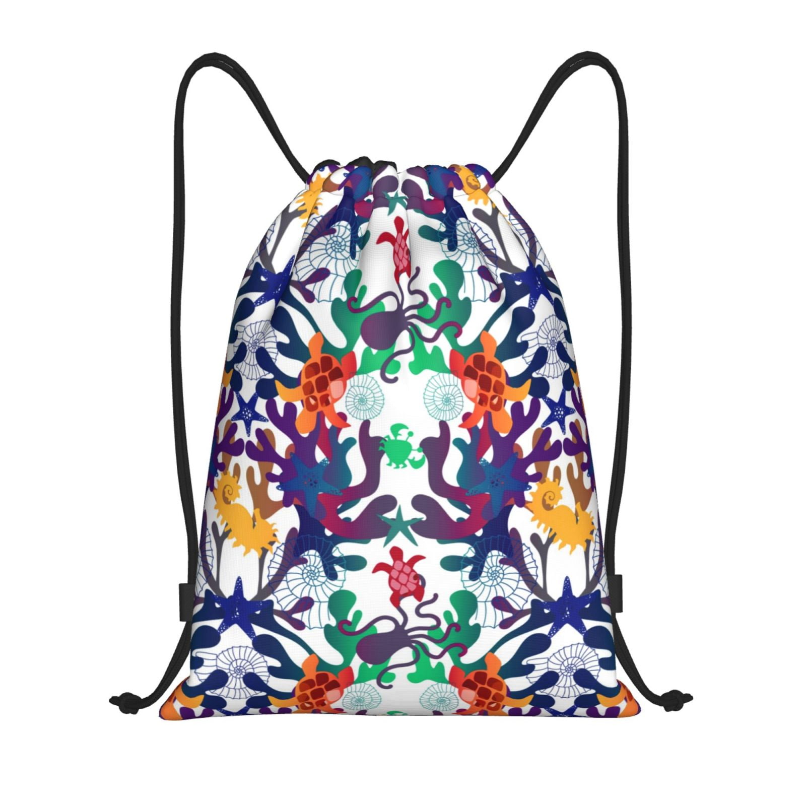 Zufioo Starfish And Turtle Sports Cinch Sack Gym String Bags Machine ...