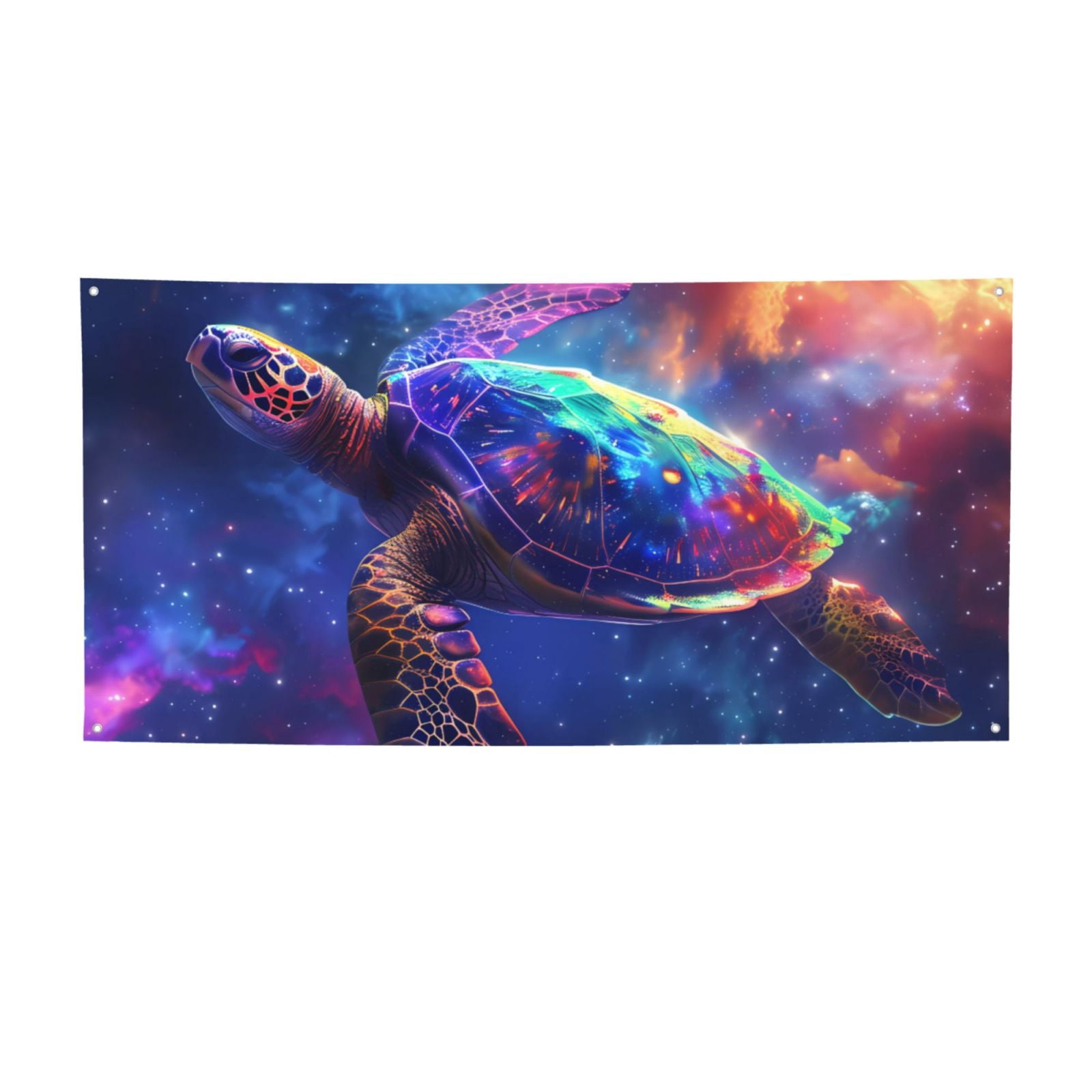 Zufioo Starry Sky Turtle Print Holiday Banners, Party Banners, Hanging ...