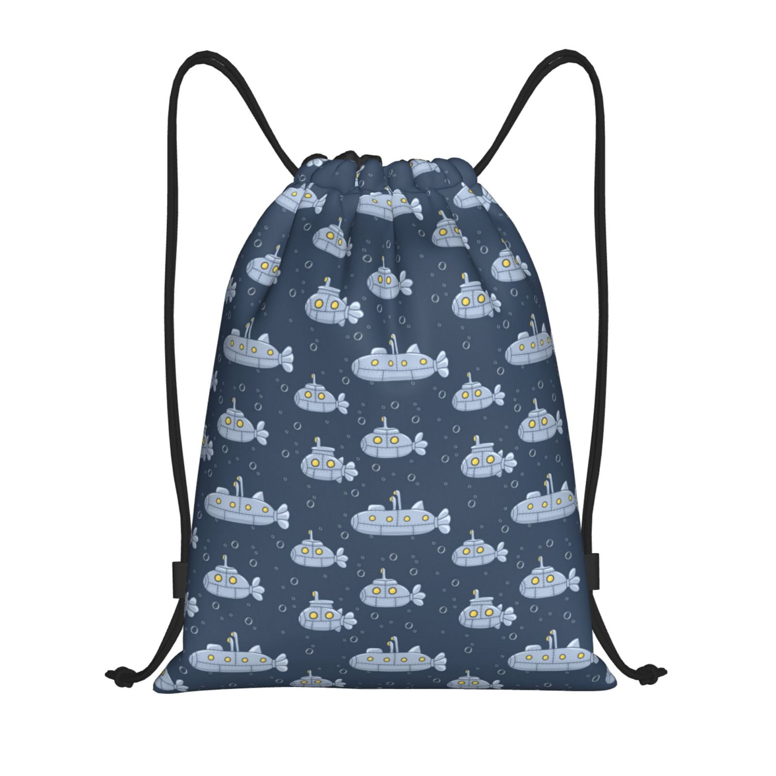 Zufioo Submarine With Periscope Sports Cinch Sack Gym String Bags ...