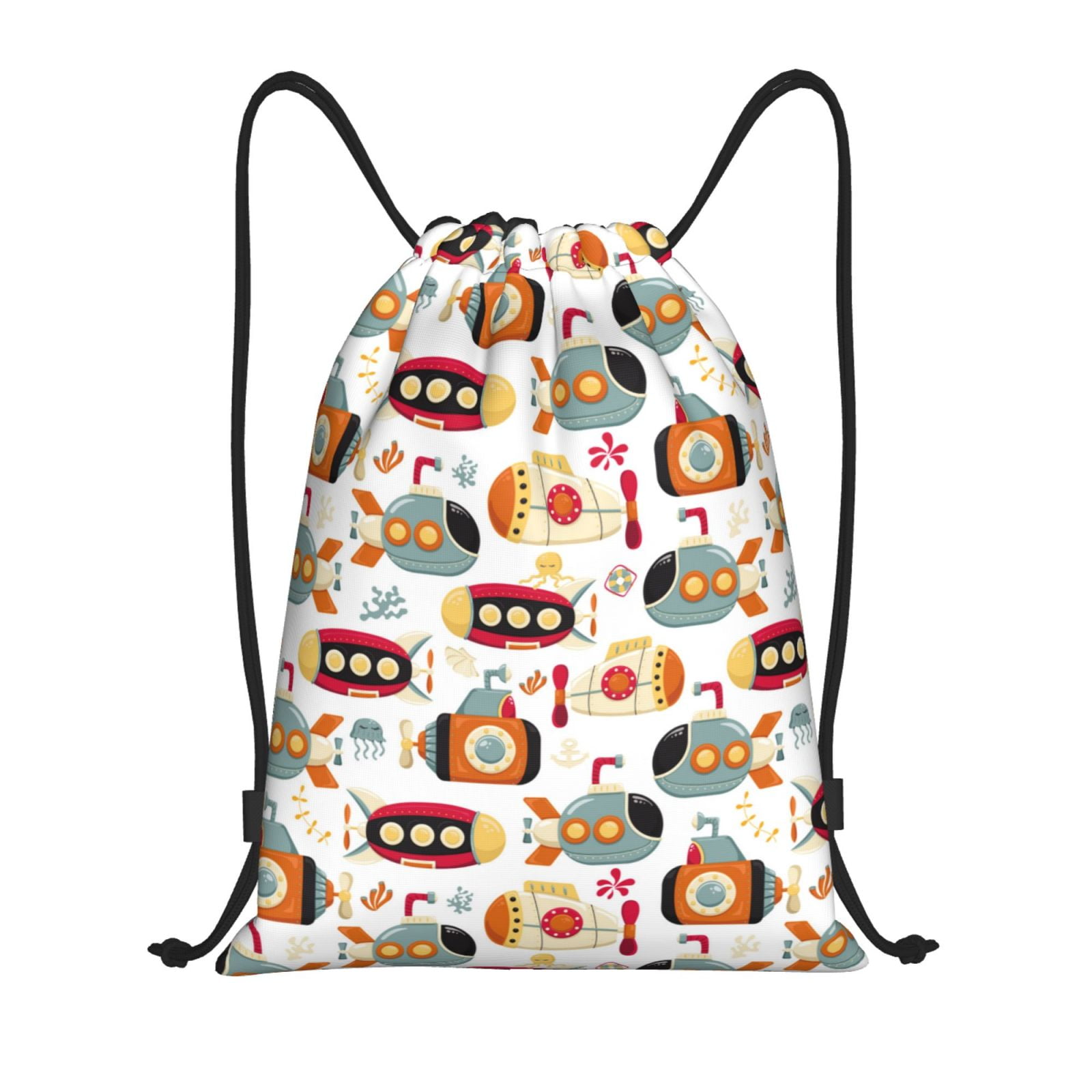 Zufioo Submarines Sports Cinch Sack Gym String Bags Machine Washable ...
