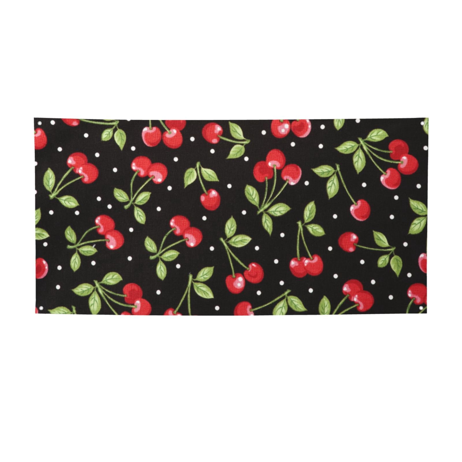 Zufioo Sweet Red Cherry Print Holiday Banners, Party Banners, Hanging ...