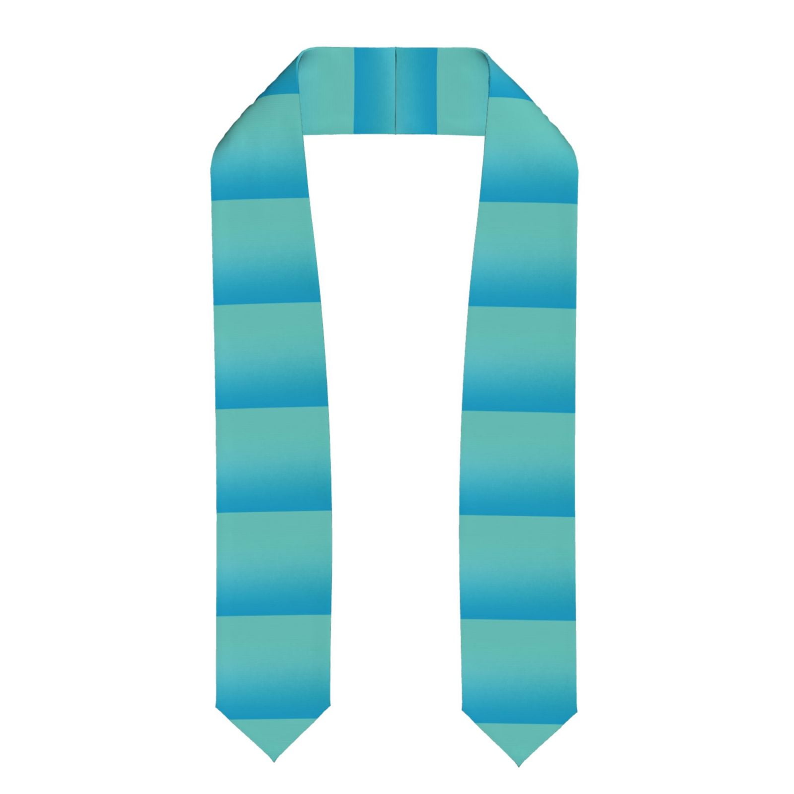 Zufioo Teal Turquoise Print Graduation Shawl Ribbon, Graduation Ribbon ...