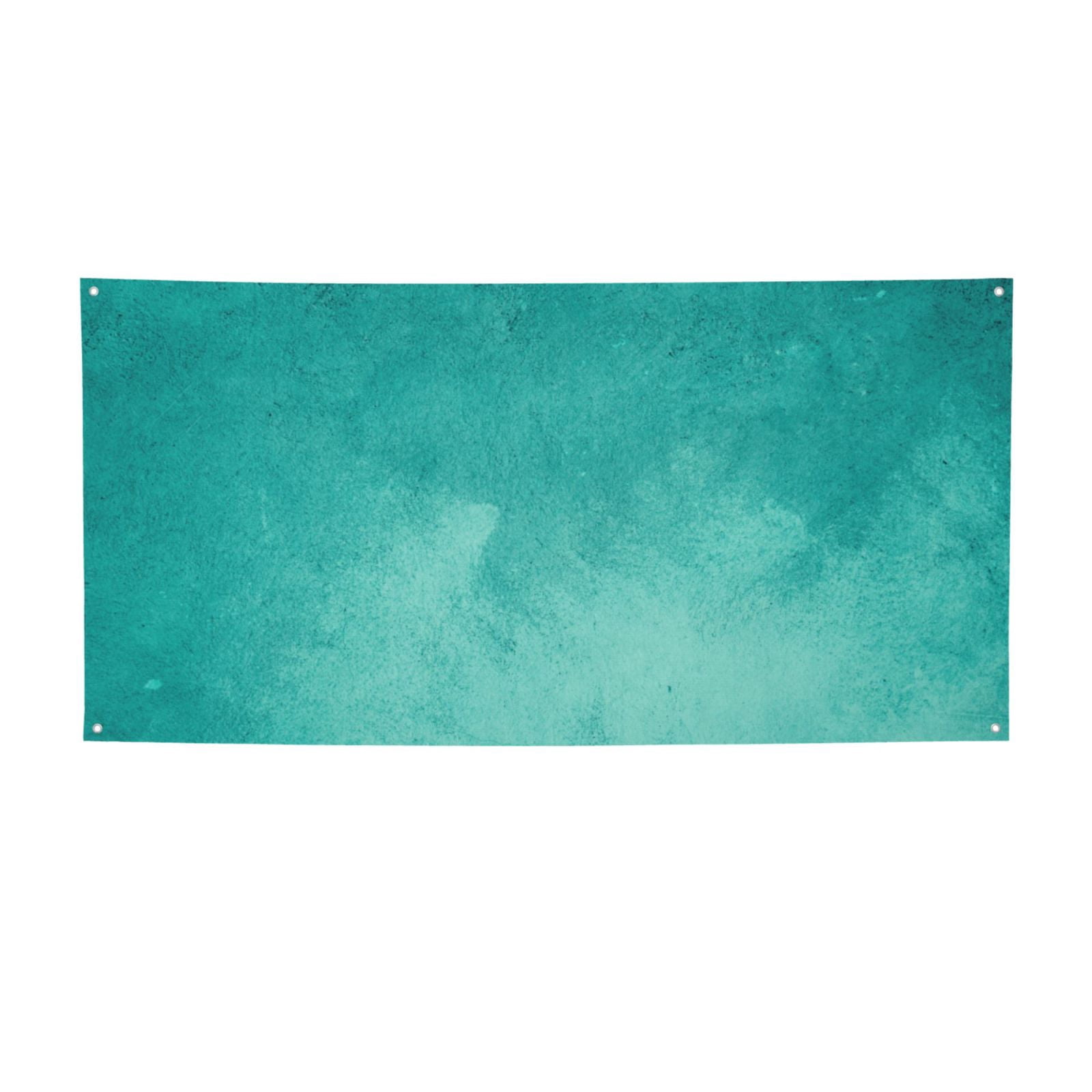 Zufioo Teal Turquoise1 Print Holiday Banners, Party Banners, Hanging ...