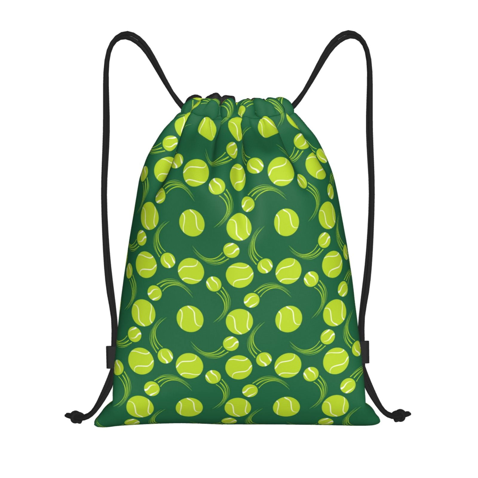Zufioo Tennis Balls Sports Cinch Sack Gym String Bags Machine Washable ...