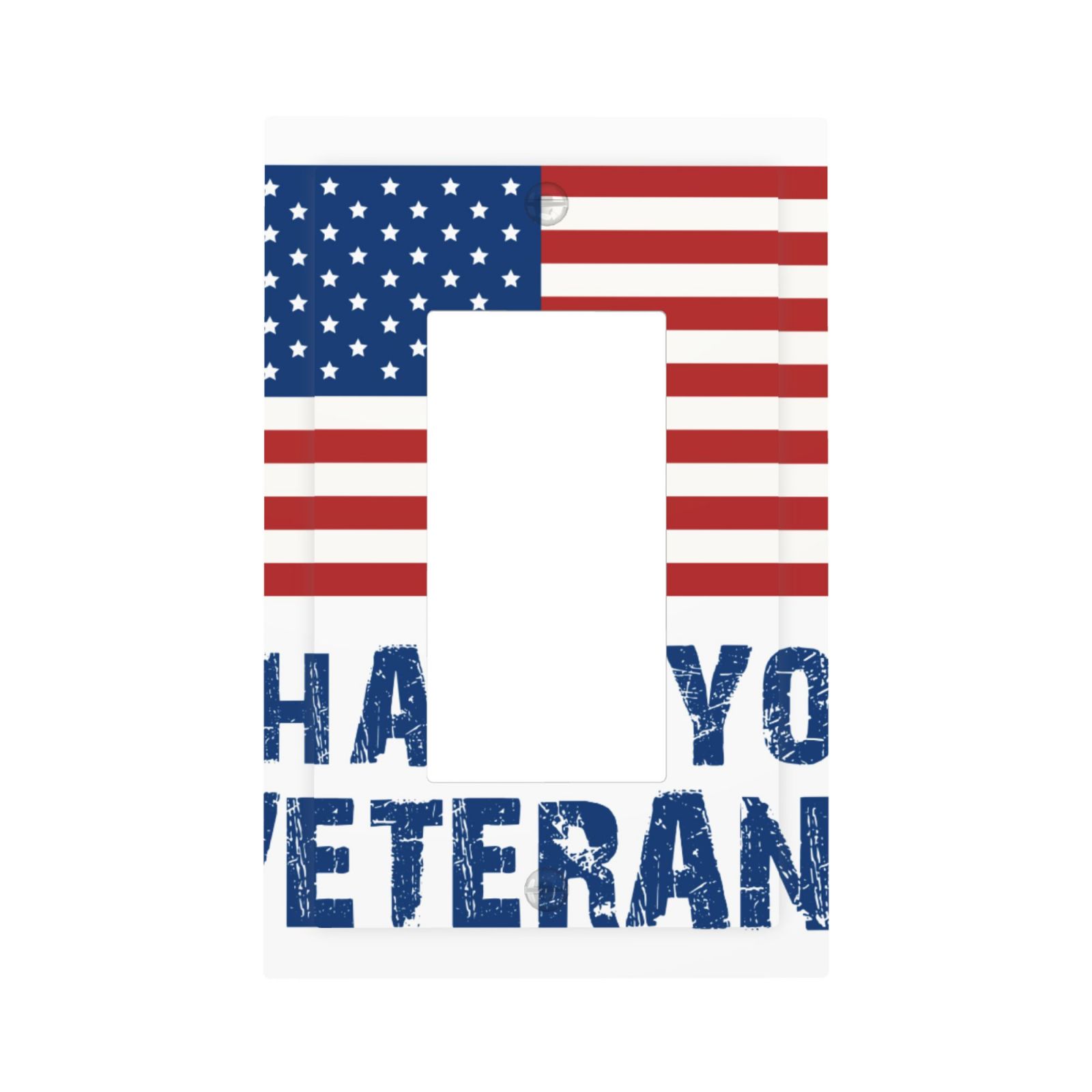 Zufioo Thank You Veterans Print Switch Wall Plate, Dustproof and Heat ...