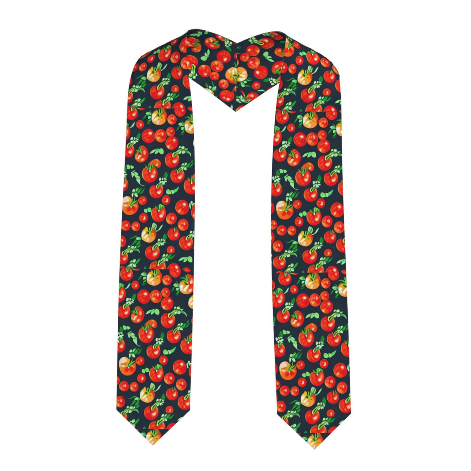Zufioo Tomatoes Print Graduation Shawl Ribbon, Graduation Ribbon for ...