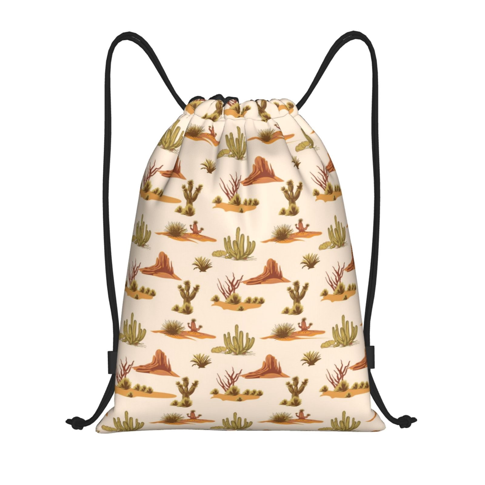 Zufioo Tropical Desert Sports Cinch Sack Gym String Bags Machine ...
