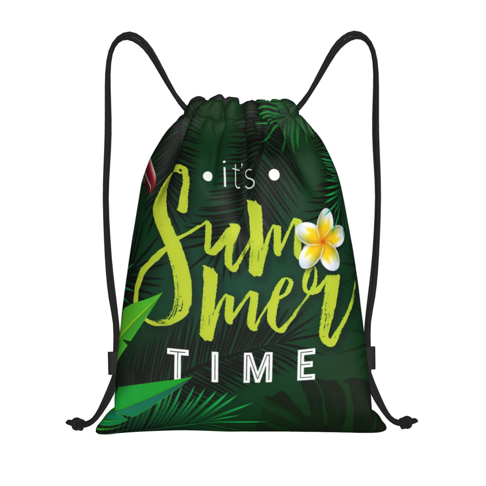 Zufioo Tropical Summer Vibes Sports Cinch Sack Gym String Bags Machine ...