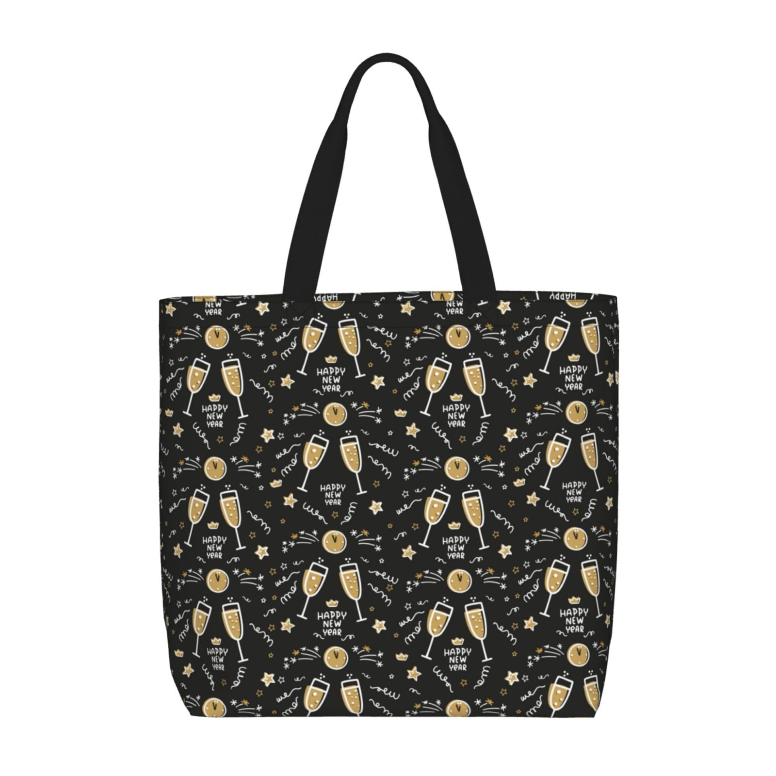 Zufioo Wine Glass Print Large Capacity Single Shoulder Convenient Bag ...