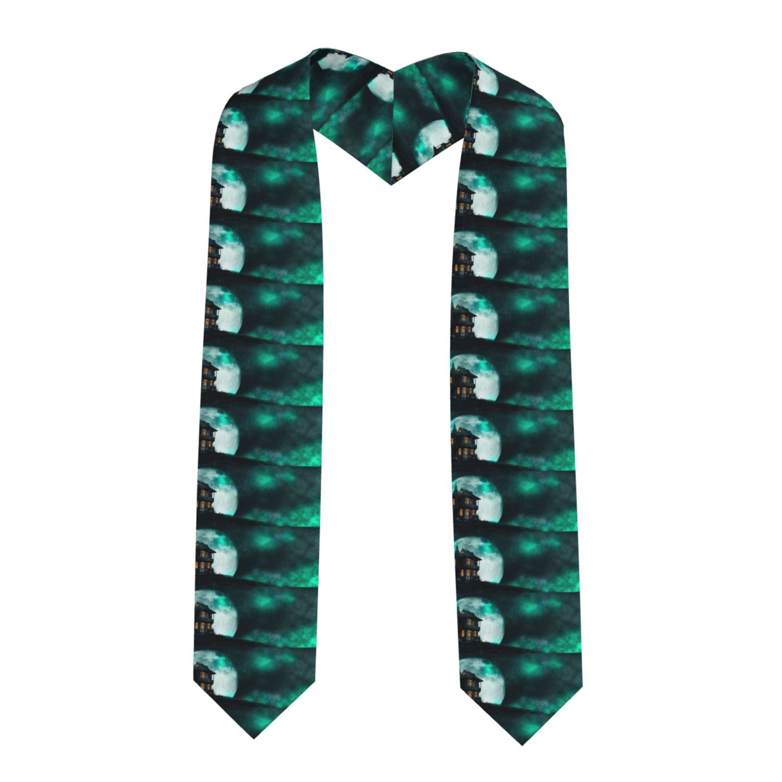 Zufioo Witch House On The Hill Print Graduation Shawl Ribbon ...