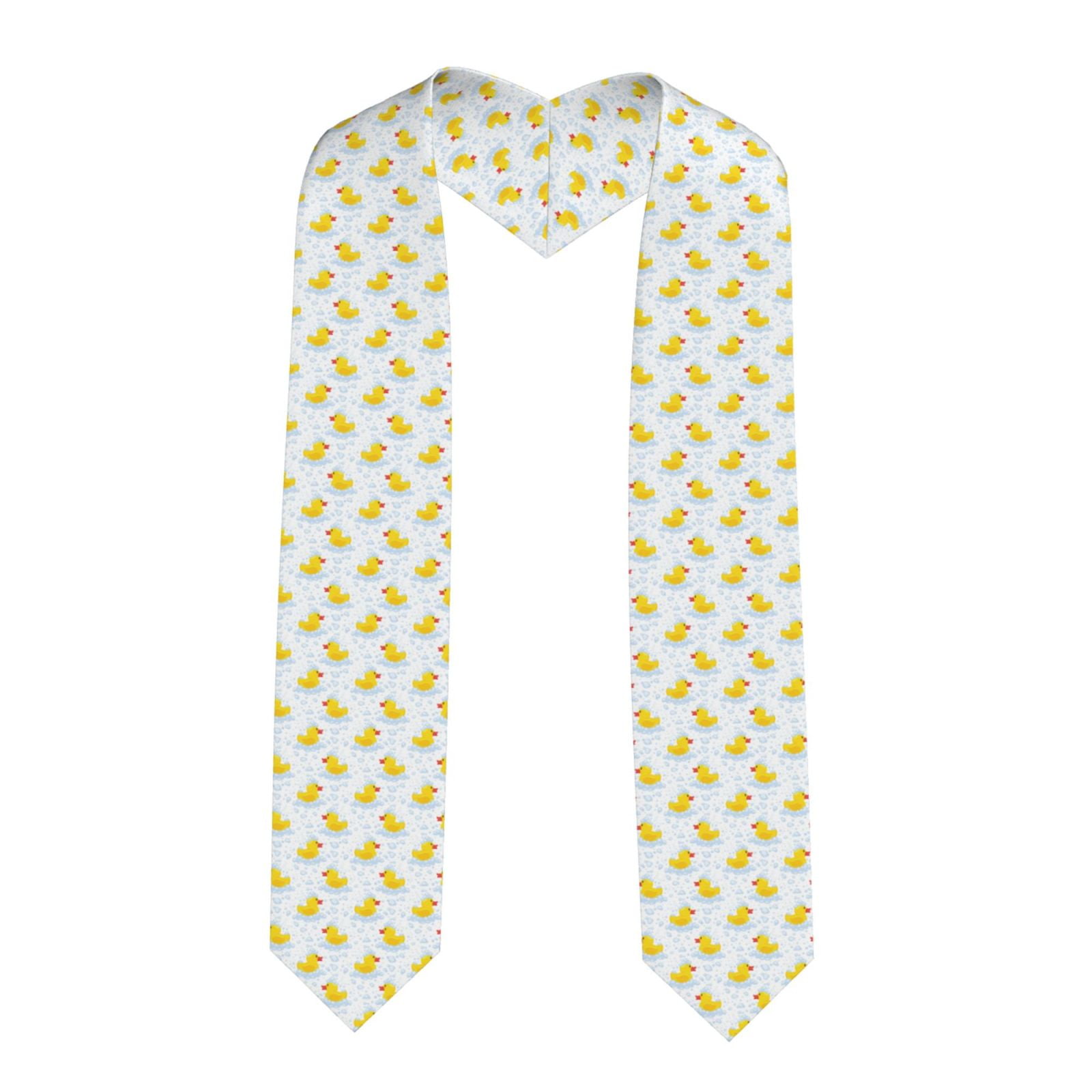 Zufioo Yellow Rubber Duck Print Graduation Shawl Ribbon, Graduation ...