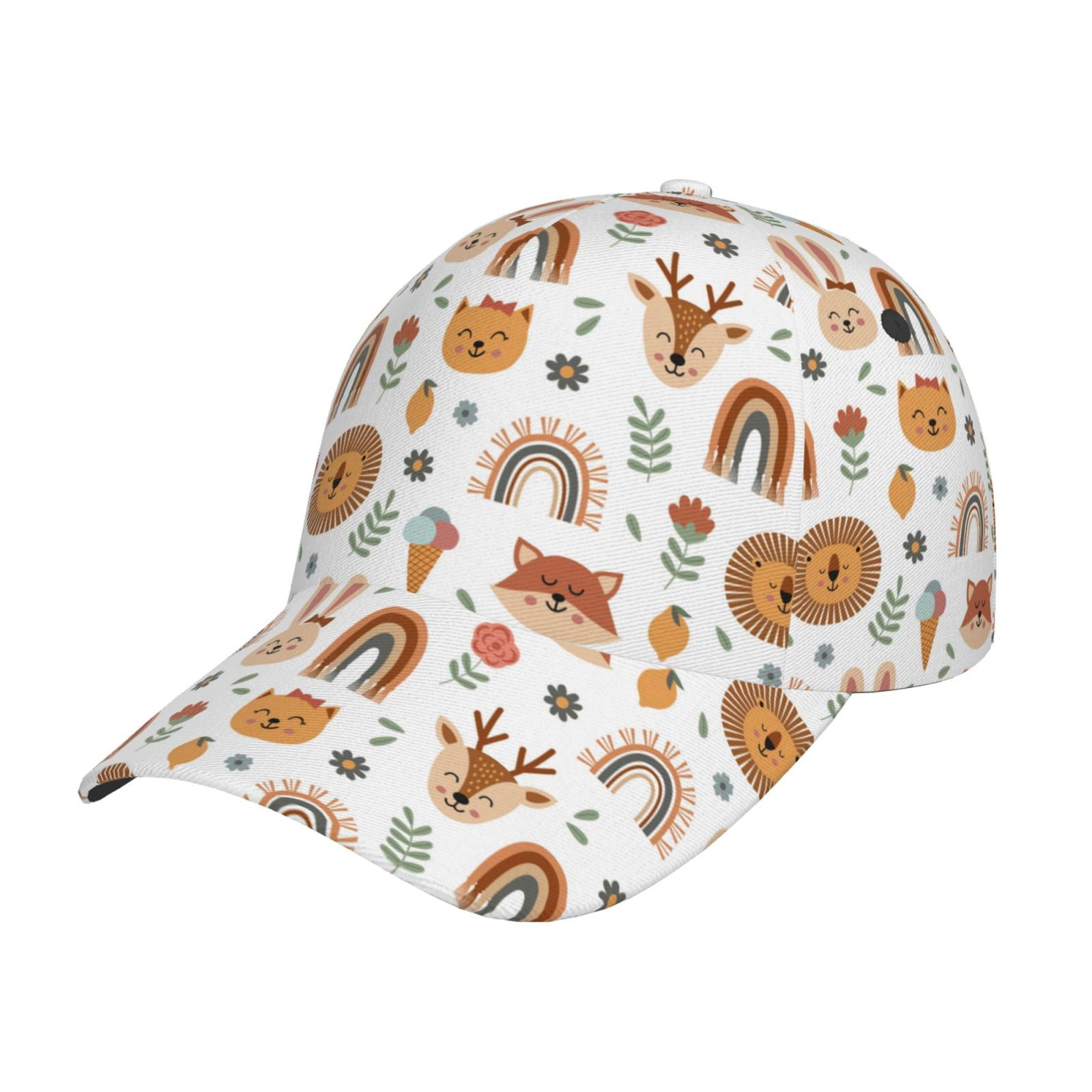 Zufioo cute Rainbow Animal Baseball Cap Hats for Men and Women Golf Dad ...